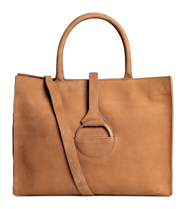 Leather handbag - Camel - Ladies | H&M GB