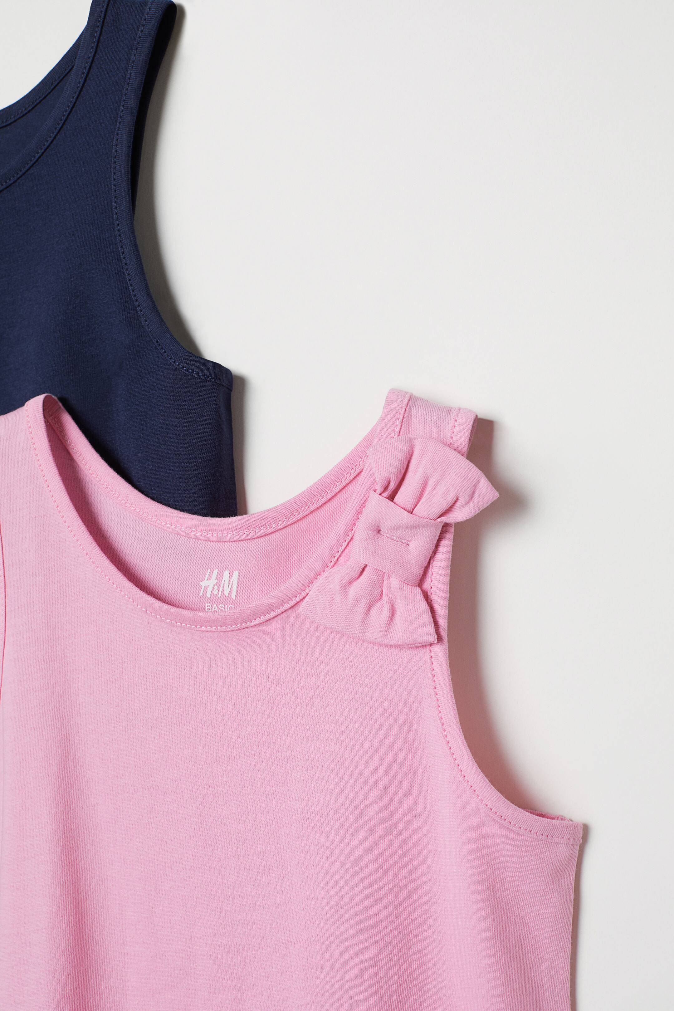 2-pack Tank Tops - Pink - Kids | H&M CA