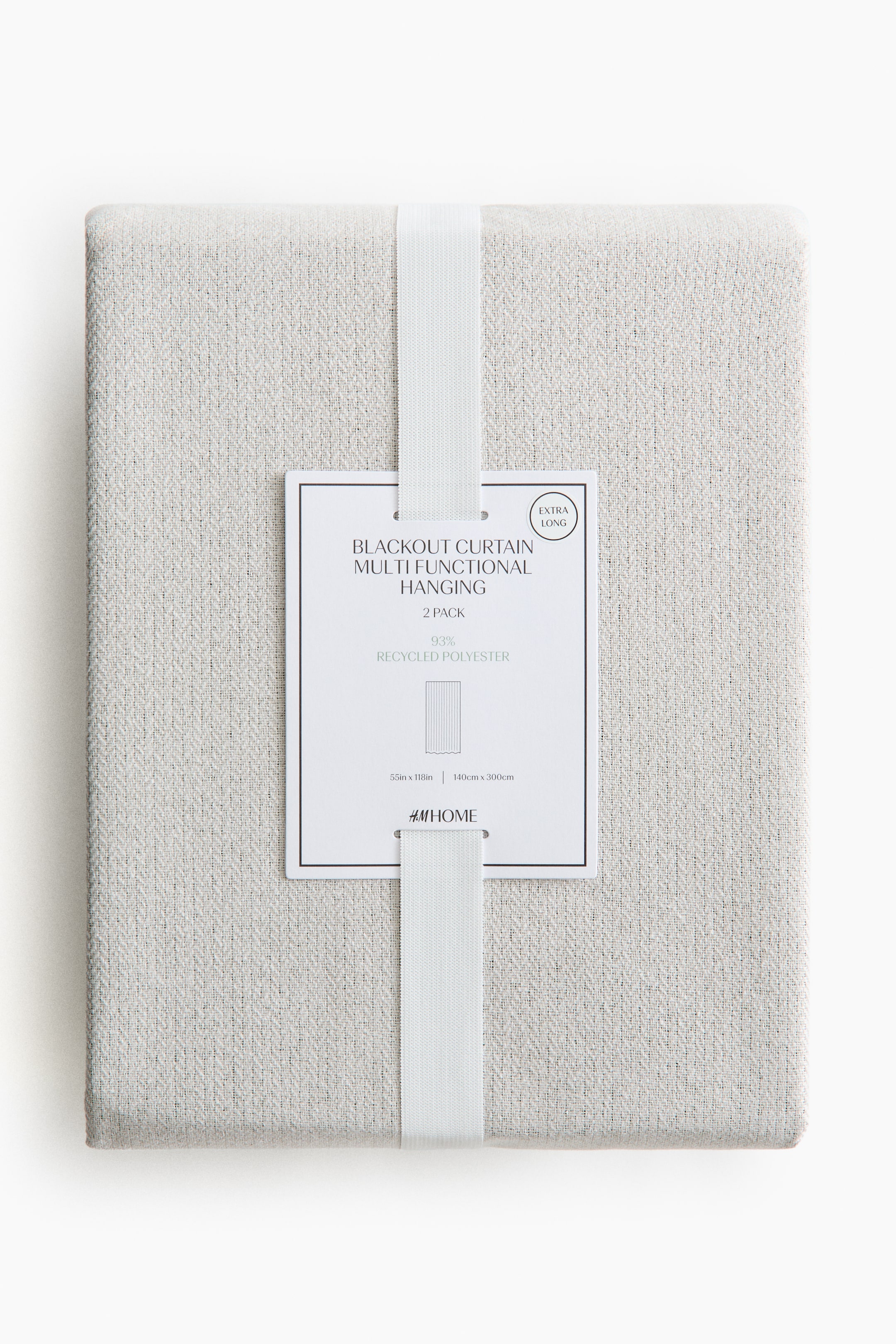 Light gray 2-Pack Extra-Long Blackout Curtain Panels at H&M Home | H&M CA