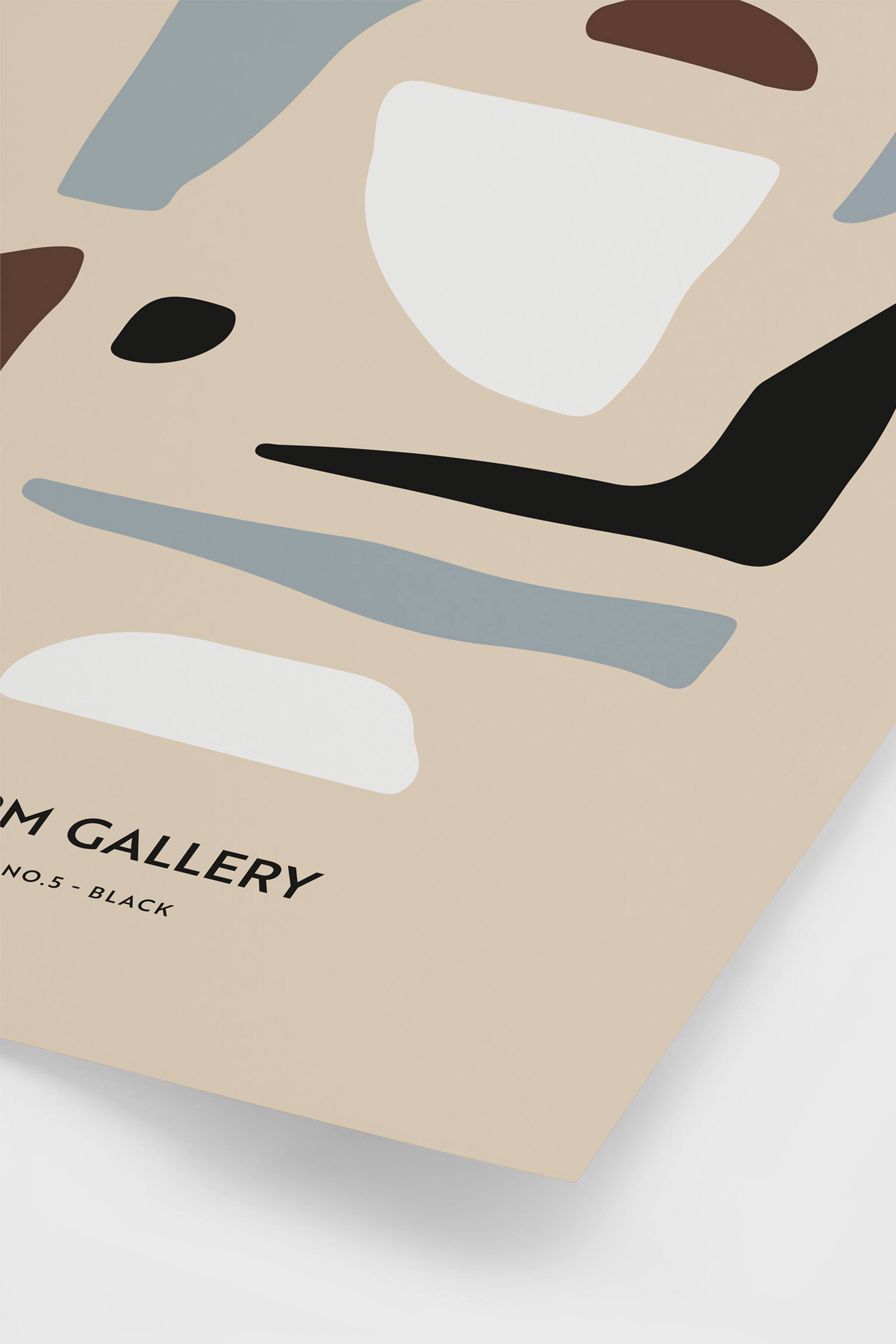 Reform Gallery Beige Poster - Beige/black/white - HOME | H&M BE