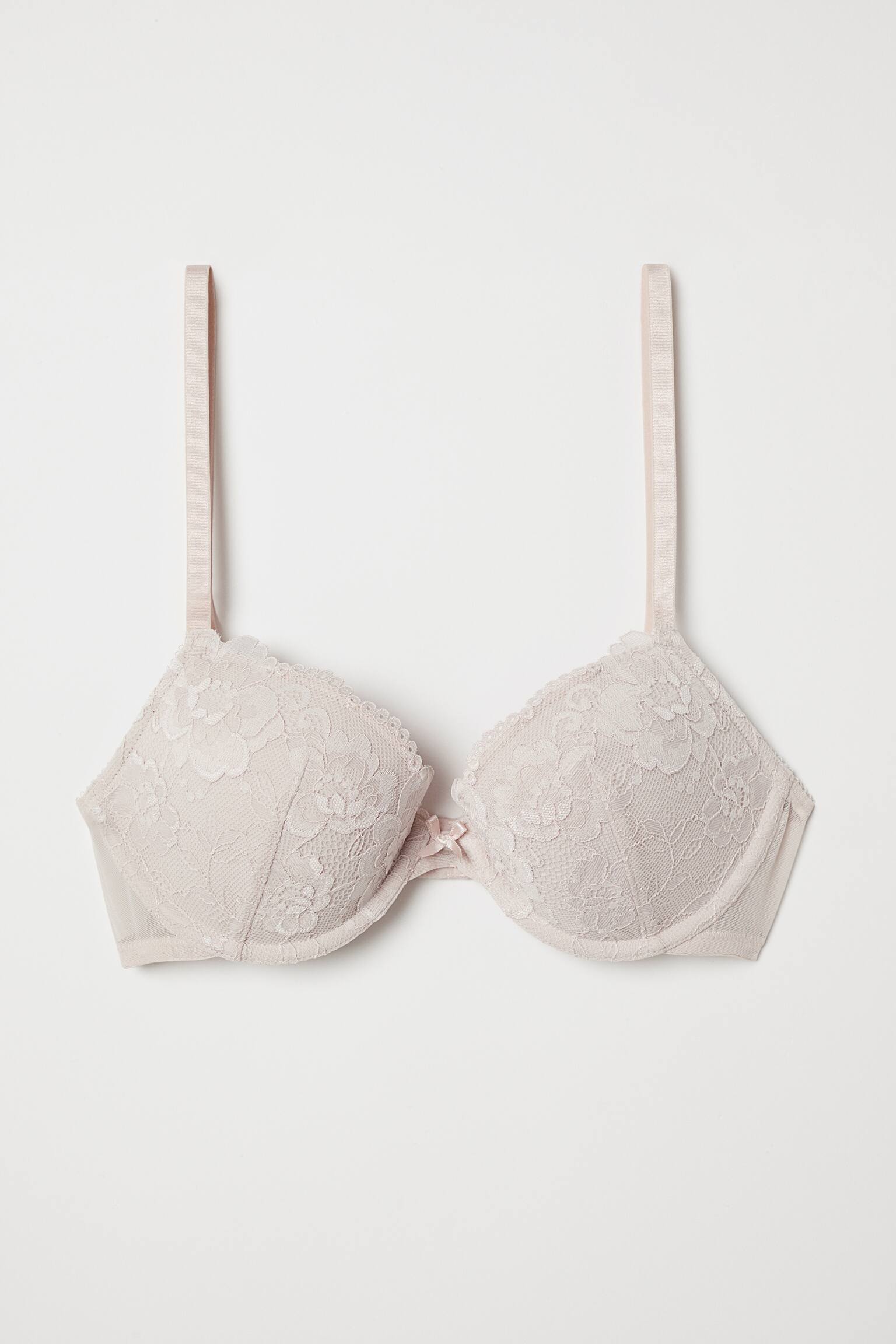 Lace Push-up Bra - Powder pink - Ladies | H&M US