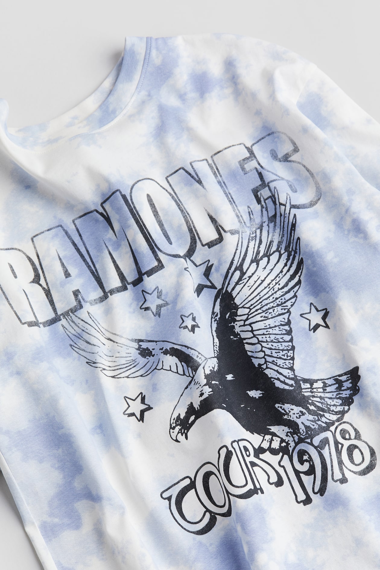 Blue/Ramones Oversized printed T-shirt for kids | H&M IN