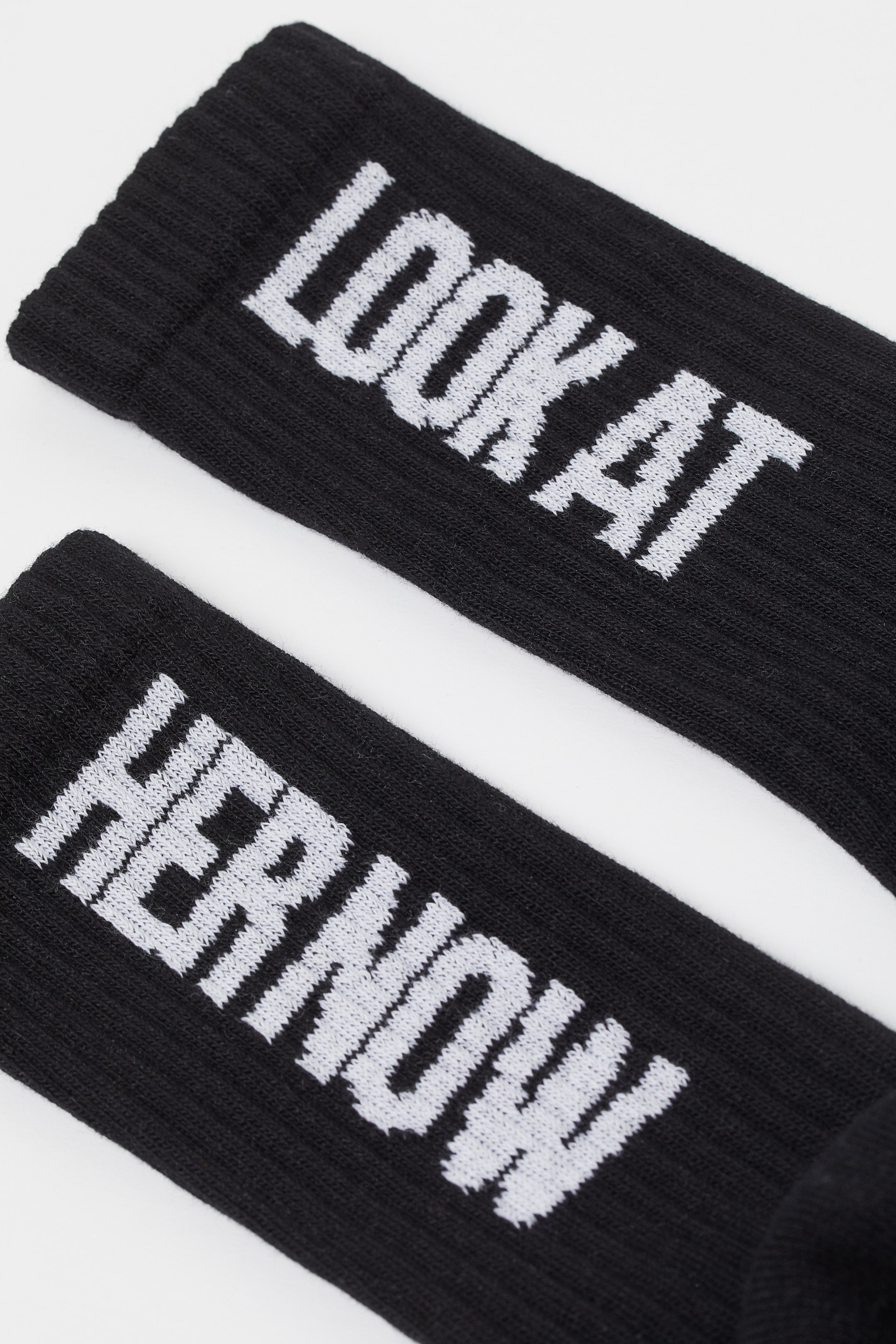 Text-design Socks - Black/Selena Gomez - Ladies | H&M CA