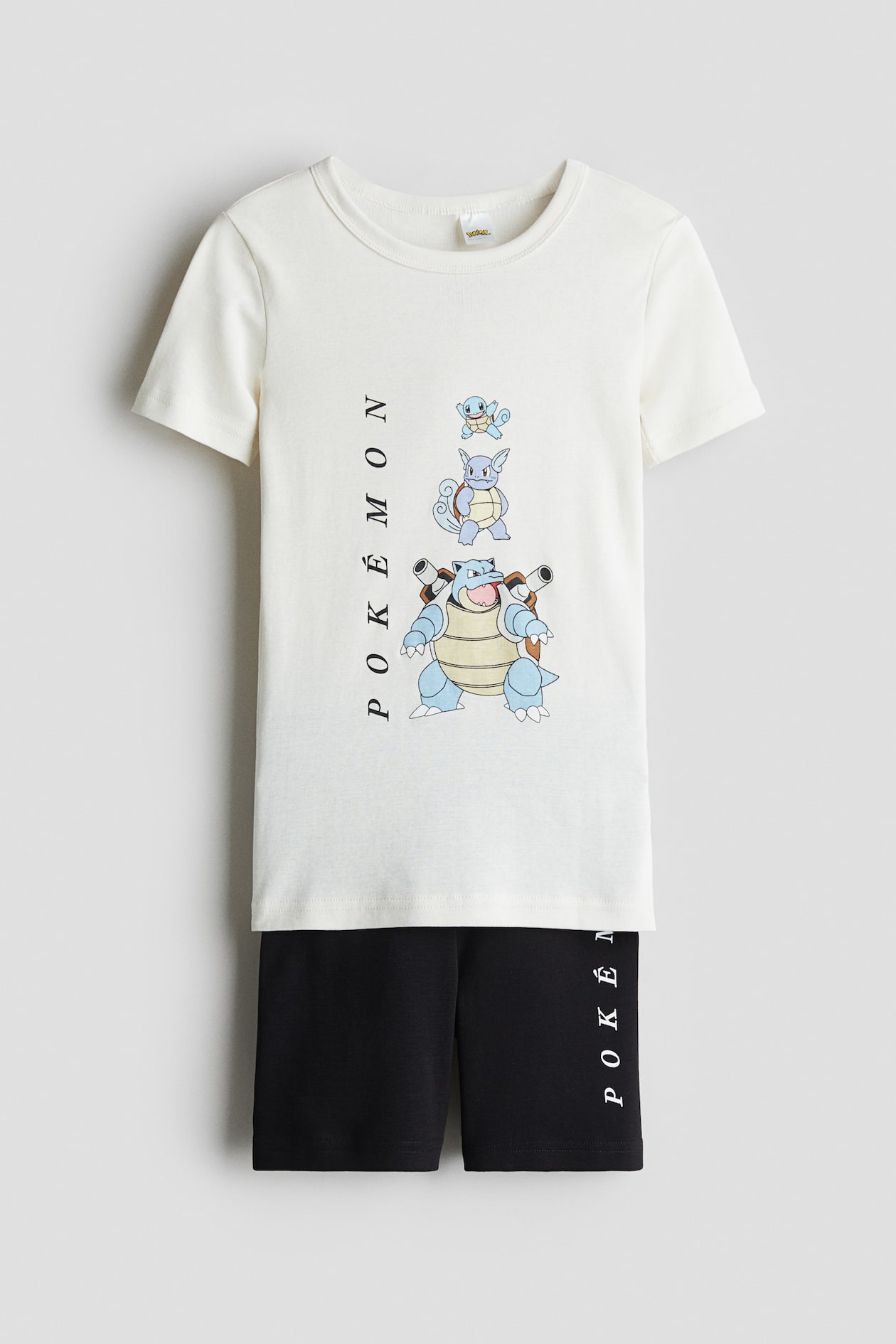 Snug-Fit Printed Cotton Pajamas - Cream/Pokémon - Kids | H&M US
