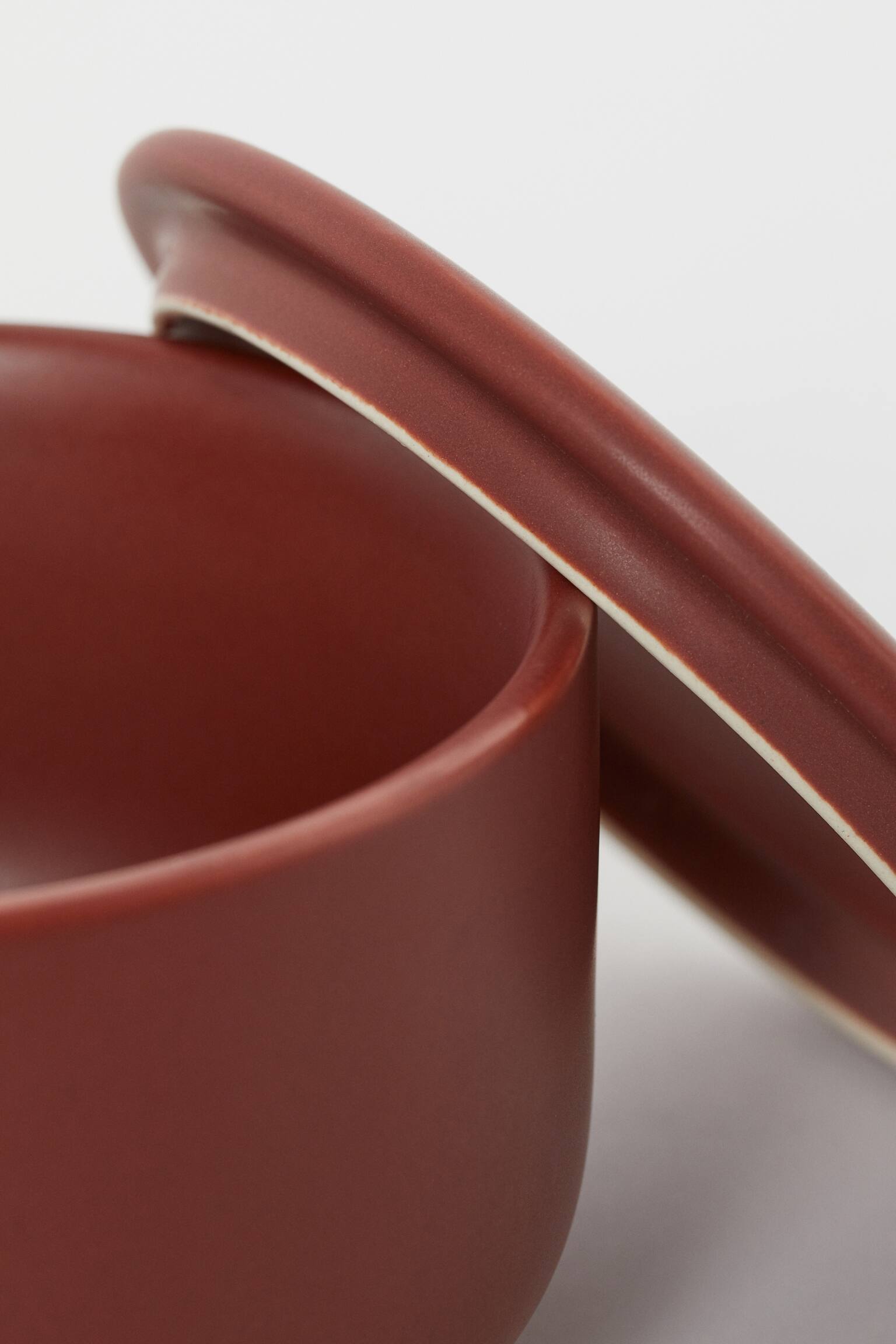 Stoneware Pot - Dusky red - Home All | H&M CA