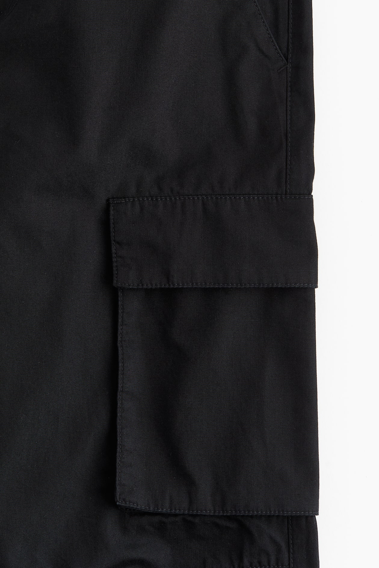 Canvas Cargo Pants - Black - Ladies | H&M PH