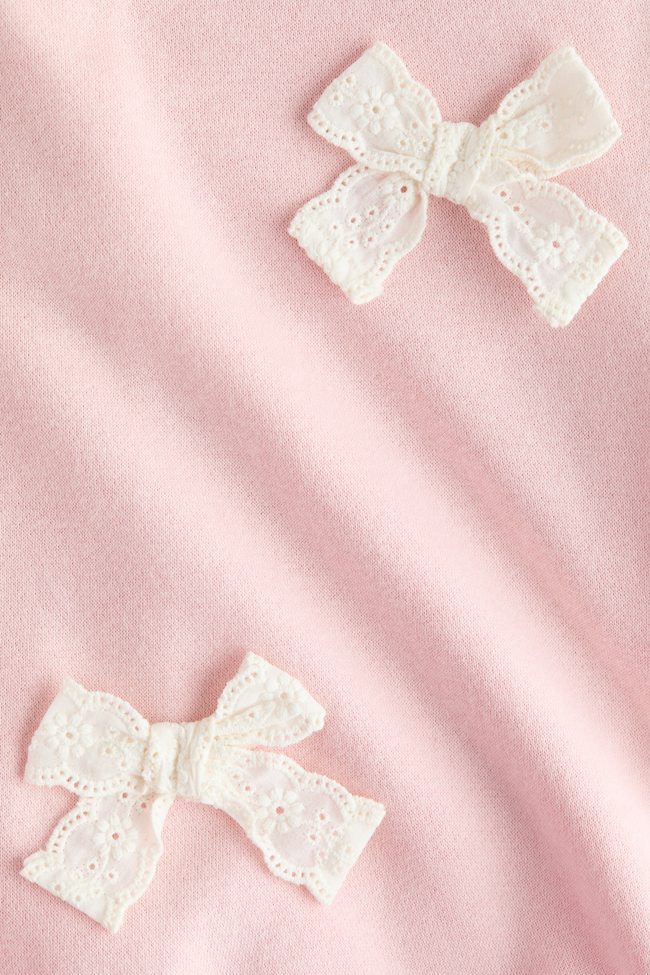 Light pink/bows Motif-detail sweatshirt for kids | H&M CA