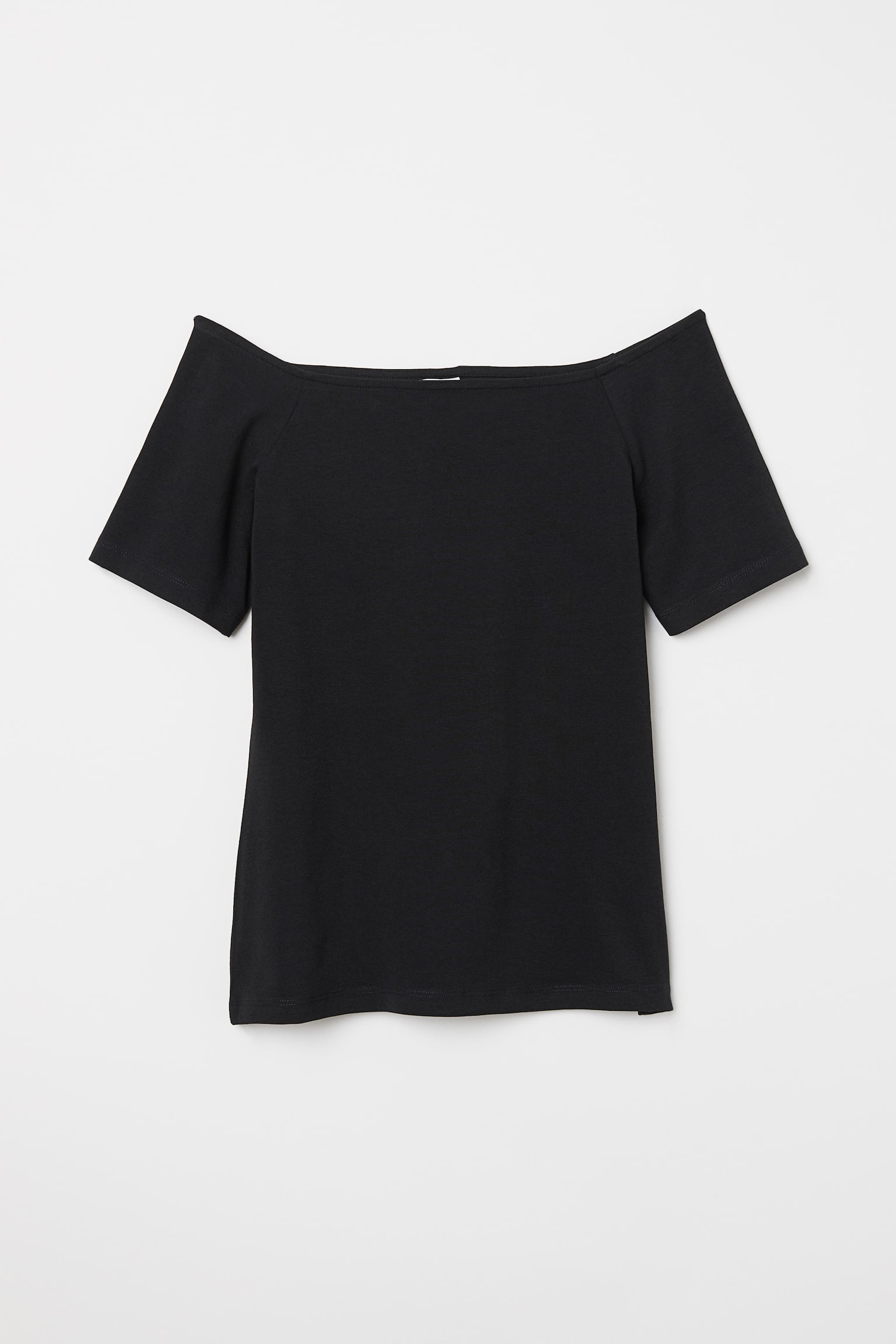 Off-the-shoulder top - Black - Ladies | H&M GB