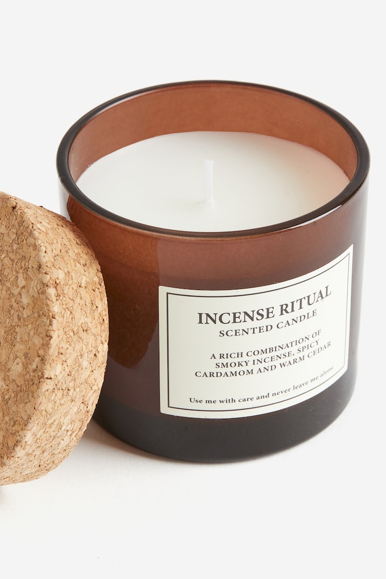 Vela aromática con tapa de corcho - Incense Ritual - Home All | H&M MX