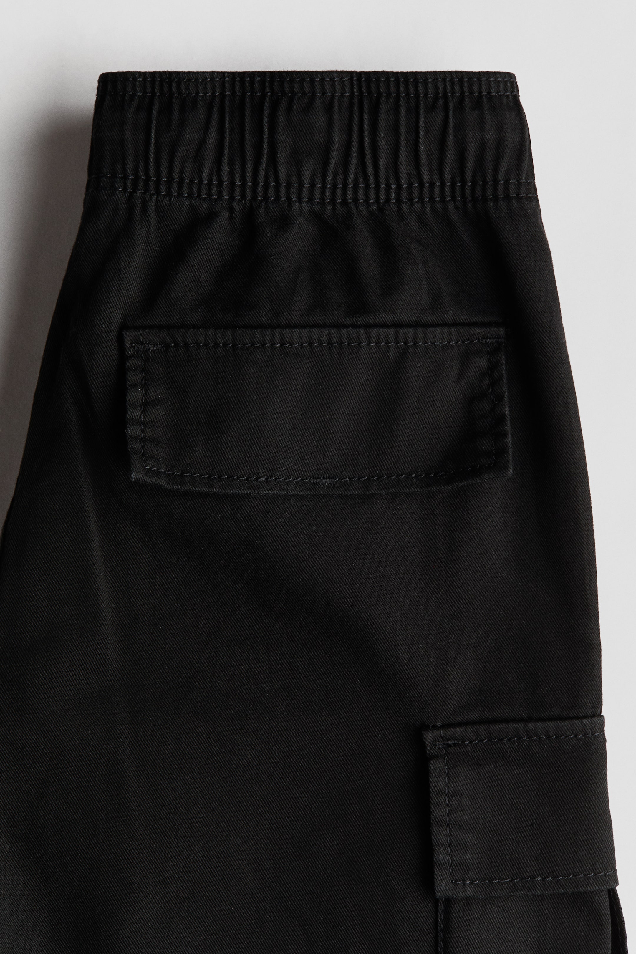 Kargo šorts od kepera - Crna - Kids | H&M RS