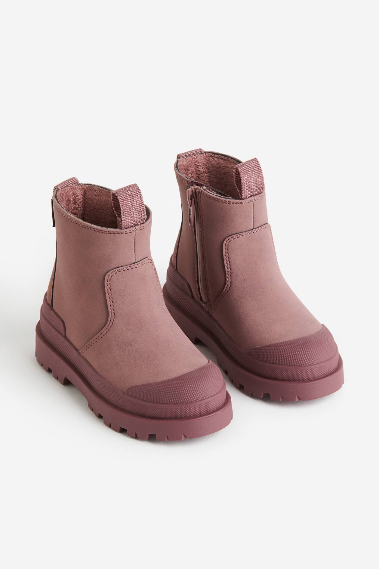 Botas Chelsea impermeables - Rosado empolvado - NIÑOS | H&M ES