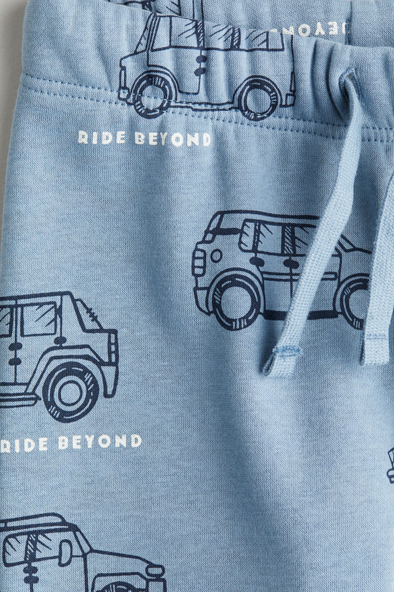 Joggers med tryk - Blå/Biler - BØRN | H&M DK