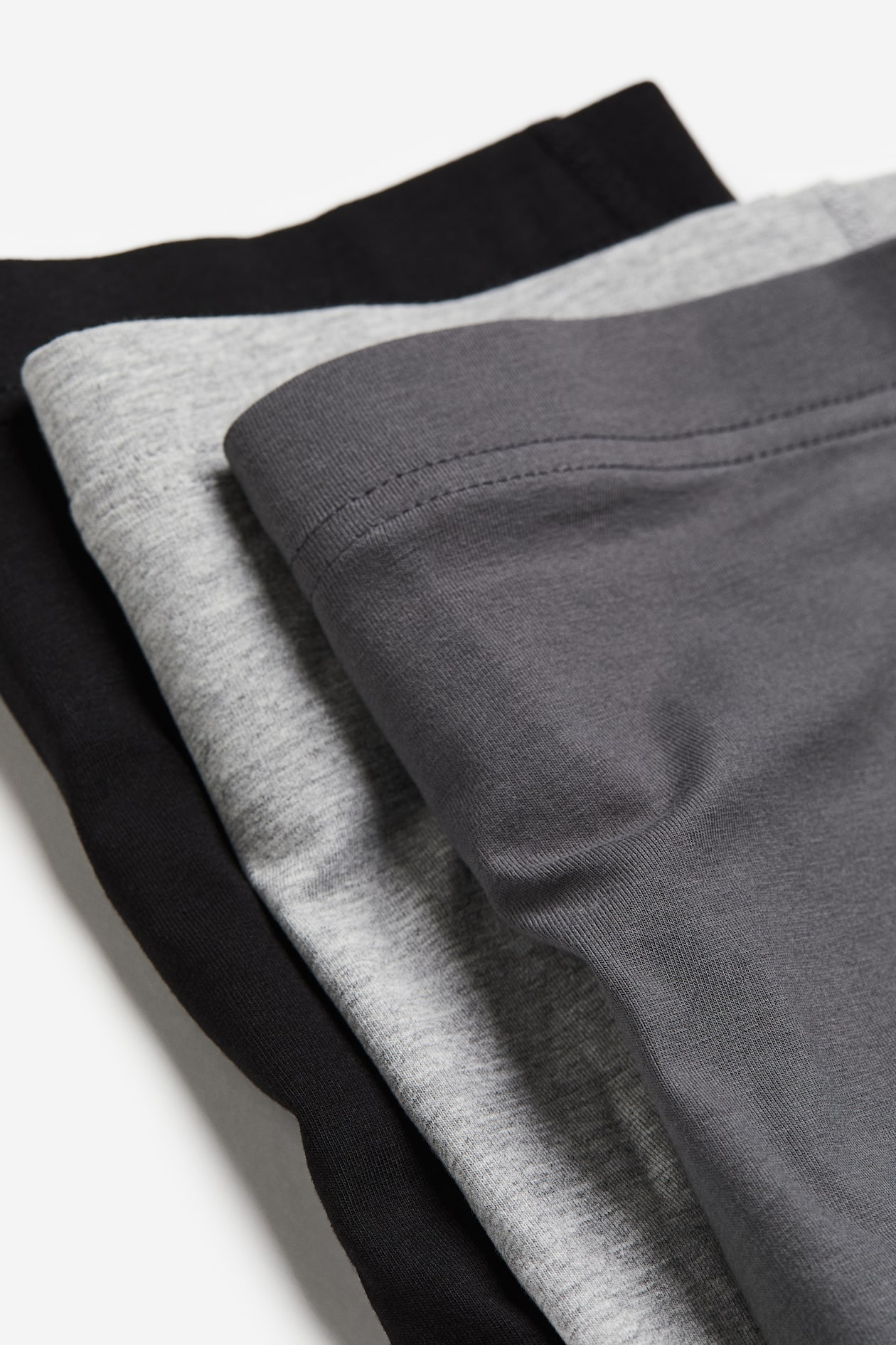 Men’s Gray melange/dark gray 10-pack Short Cotton Boxer Shorts | H&M CA