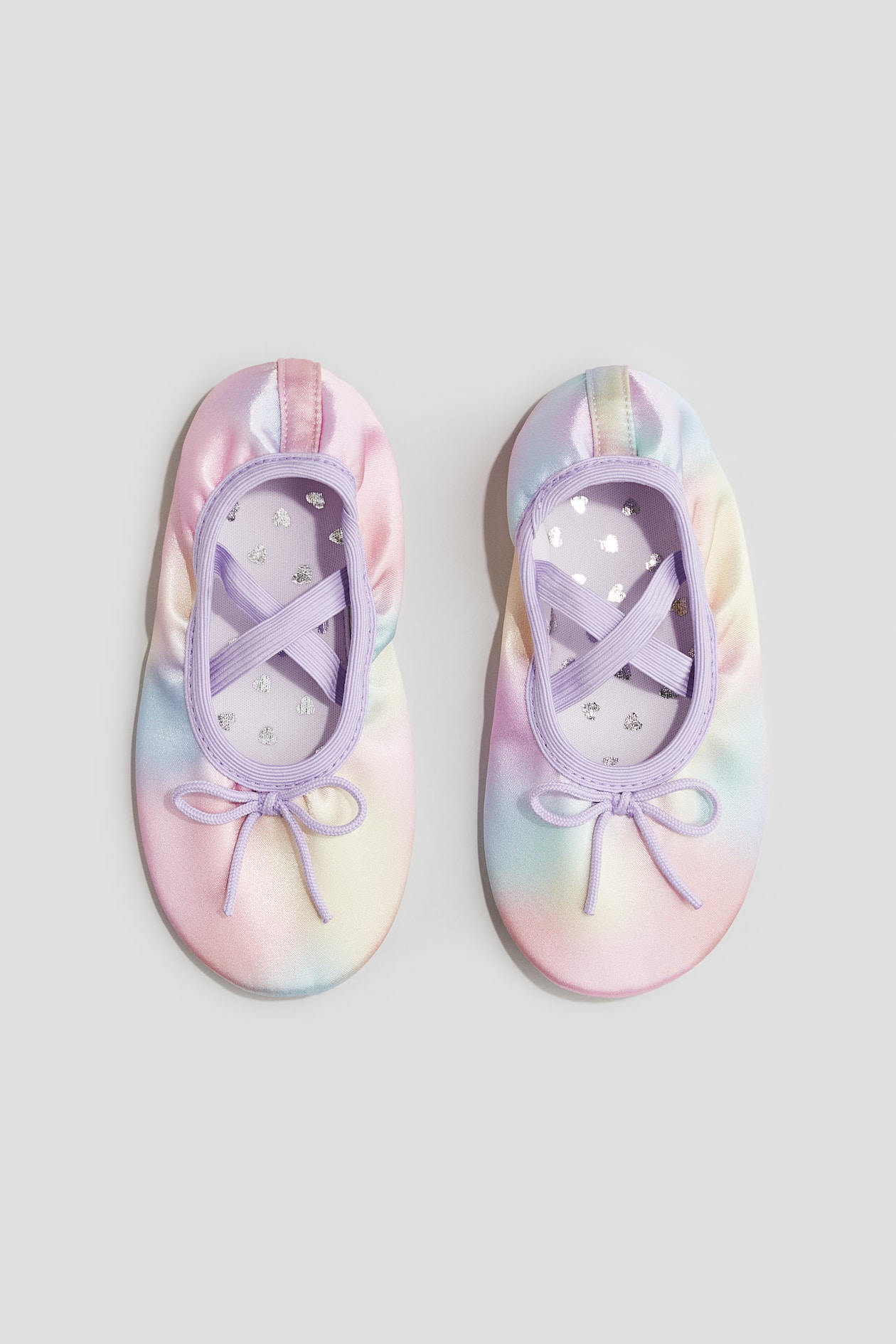 Zapatillas de ballet - Lila claro/Arcoíris degradado - NIÑOS | H&M ES