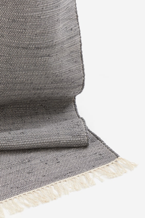Gray Cotton Rag Rug at H&M Home | H&M CA