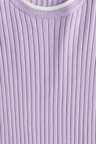 Light purple Rib-knit Top for kids | H&M US