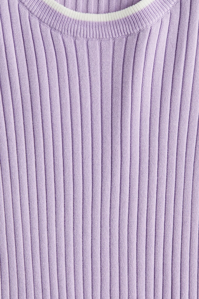 Light purple Rib-knit Top for kids | H&M US