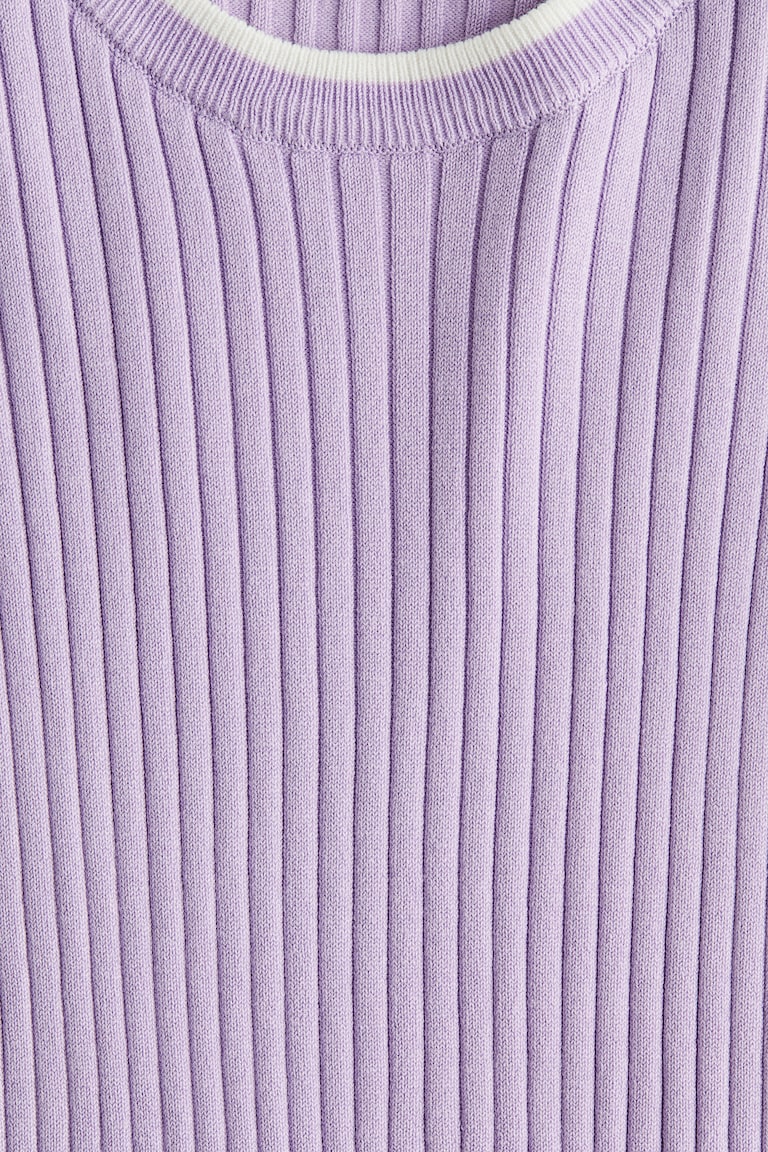 Light purple Rib-knit Top for kids | H&M US