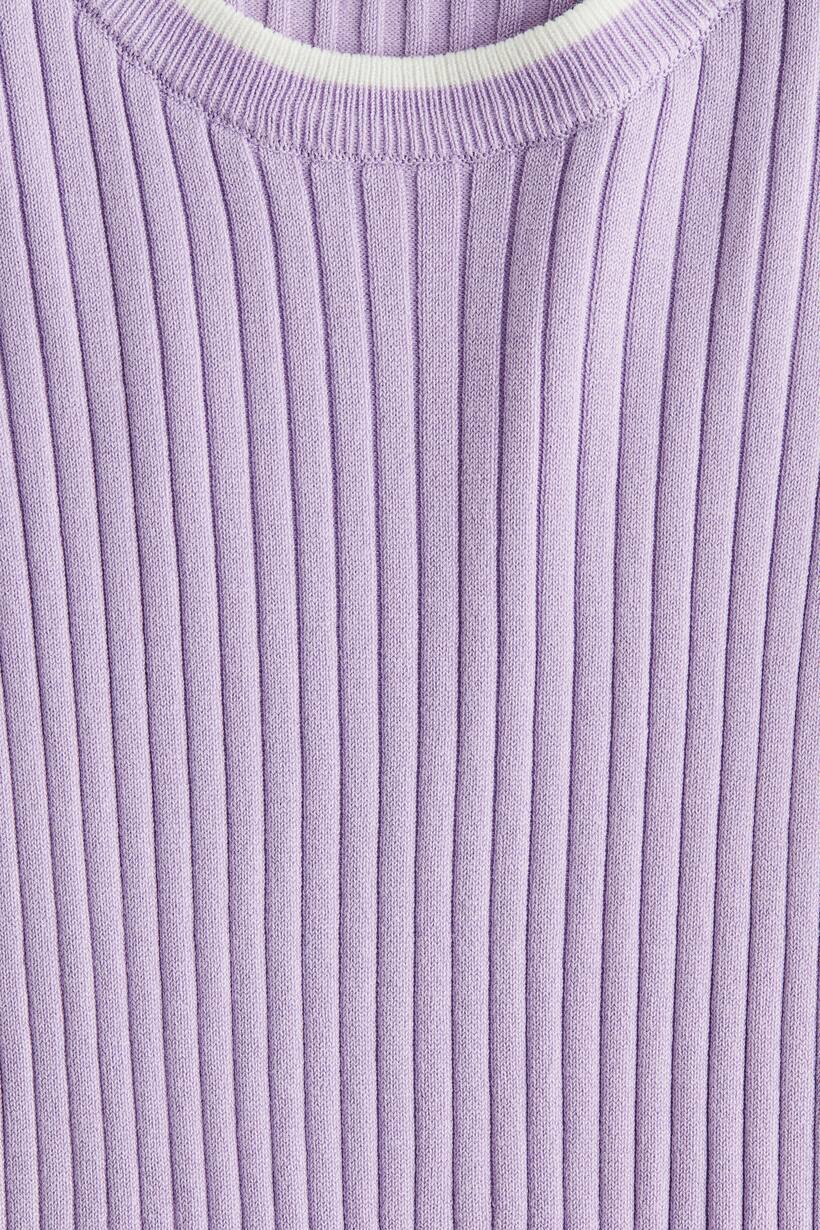 Light purple Rib-knit Top for kids | H&M US