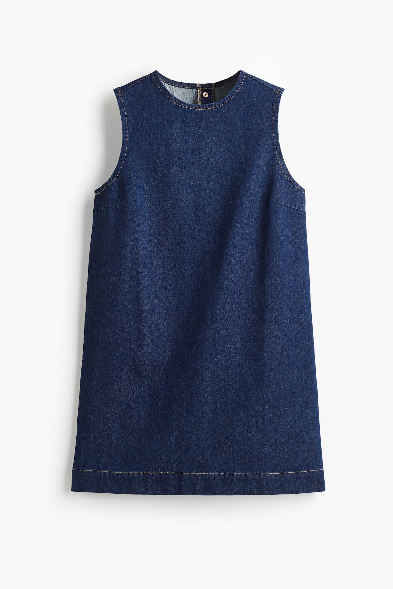 Women's Dark denim blue Denim Shift Dress | H&M CA