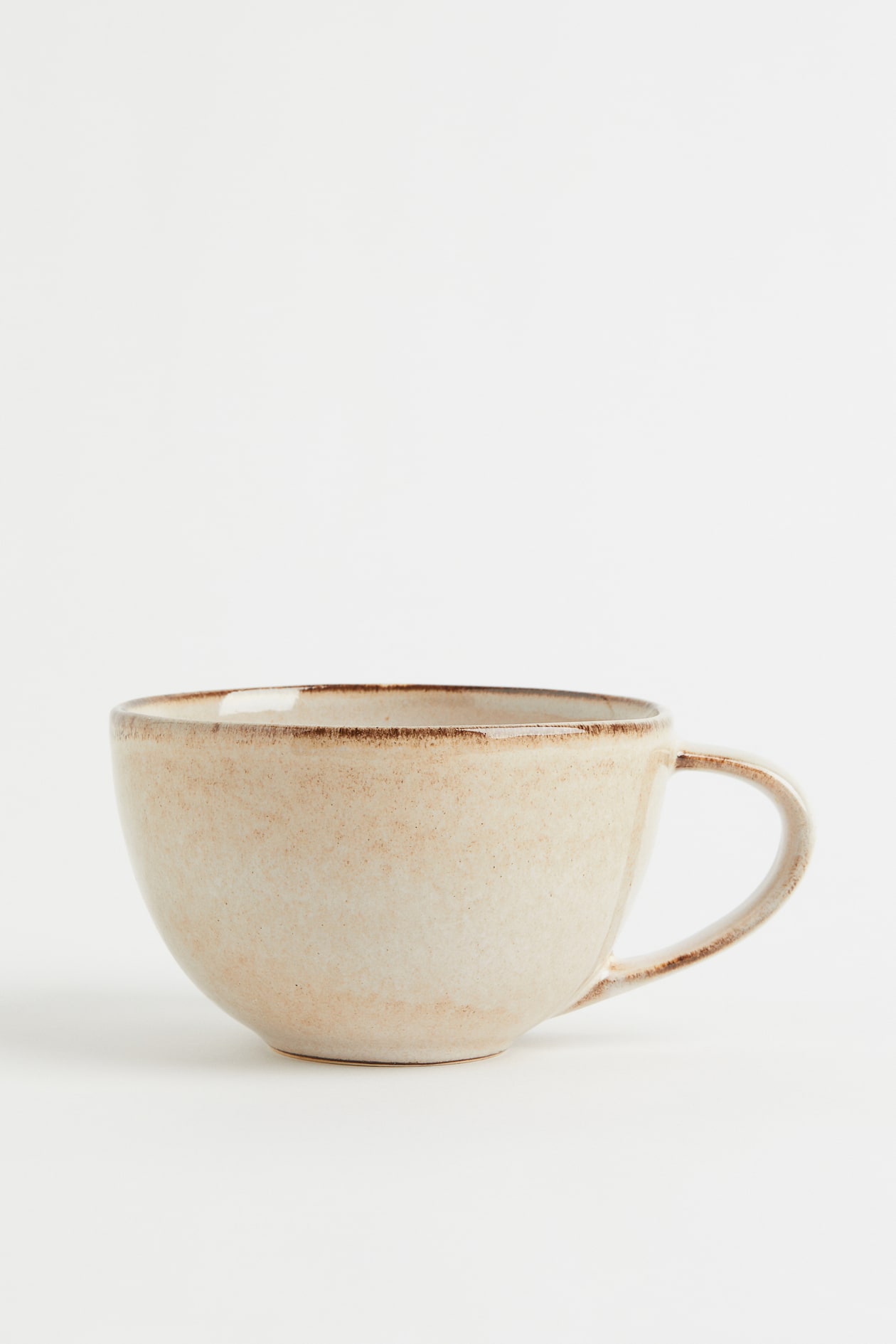 Stor mugg i stengods - Beige - Home All | H&M SE