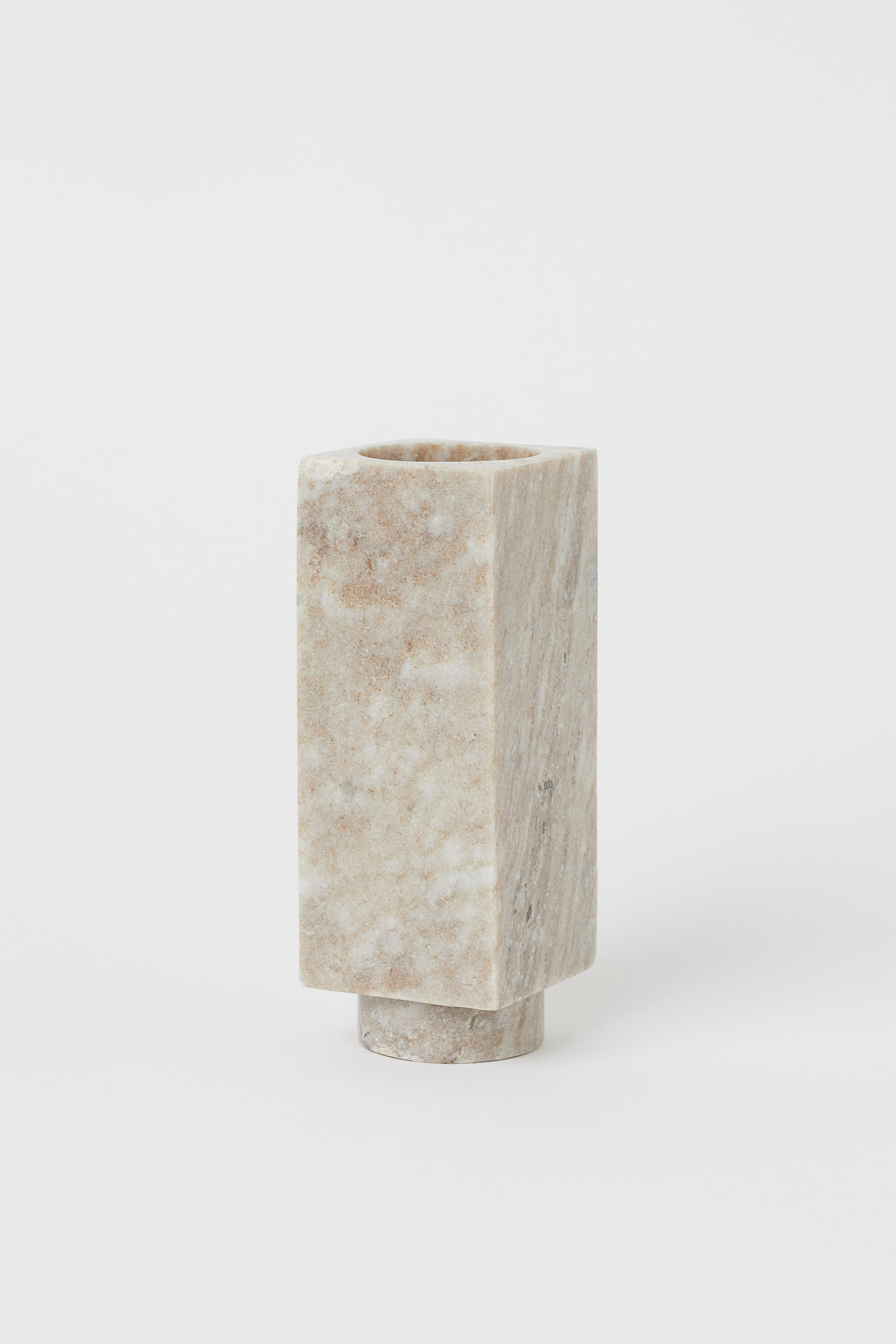 Marmurowy wazon - Jasnobeżowy/Marmurek - HOME | H&M PL