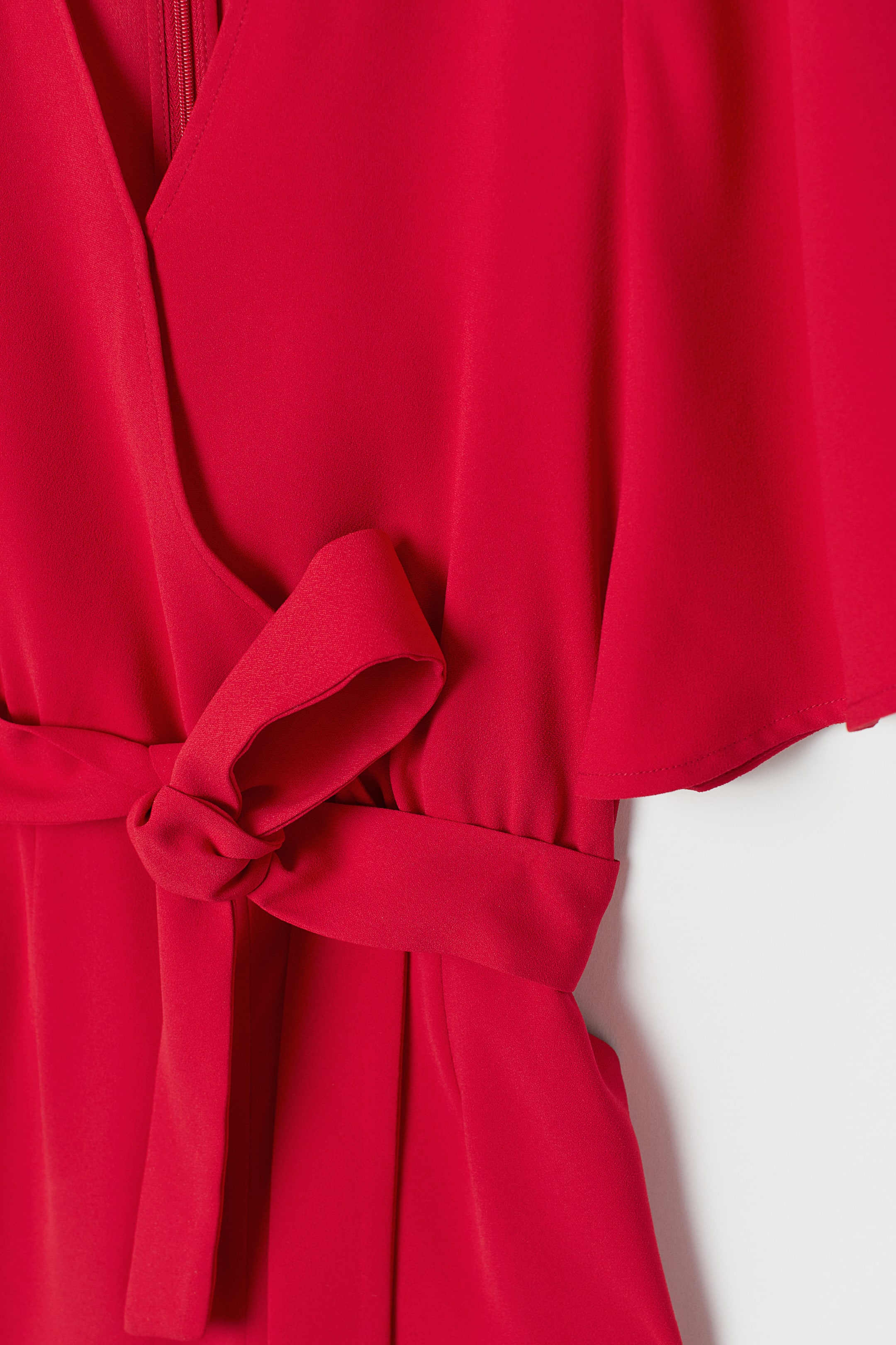 Combi-short en crêpe - Rouge - FEMME | H&M FR