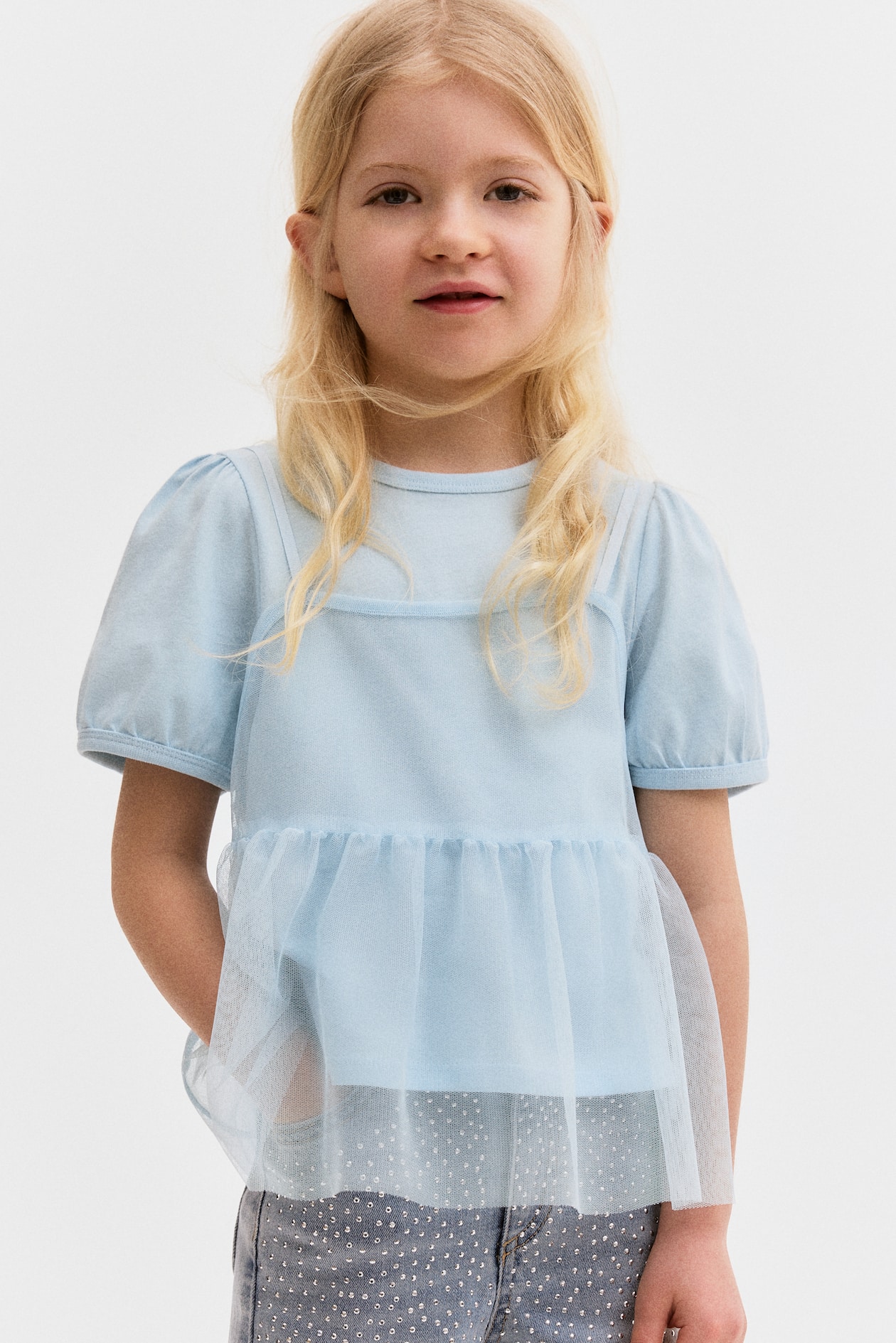 2 Piece Top Set Light Blue Kids H M US 2-piece-top-set-light-blue-kids-h-m-us