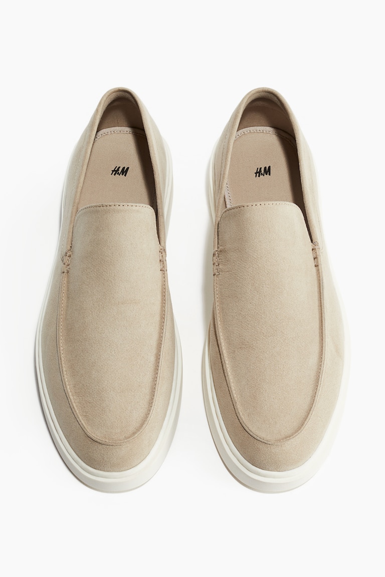 Moccasin-Seam Loafers - Beige - Men | H&M US