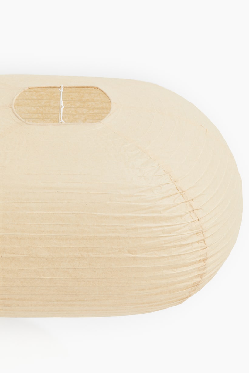 Light ecru Large rice paper lamp shade at H&M Home | H&M GB