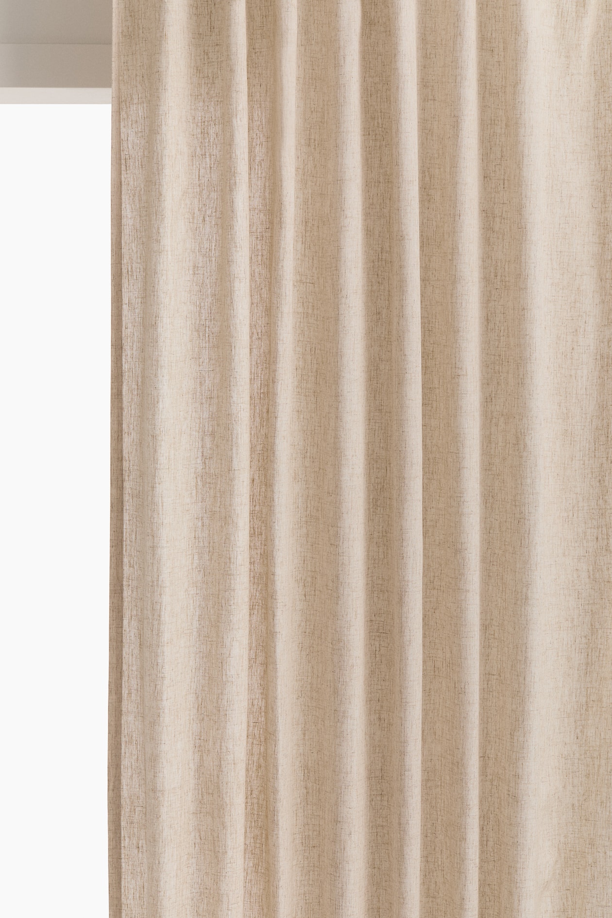 Beige 2-pack Lyocell-blend Curtain Panels at H&M Home | H&M US
