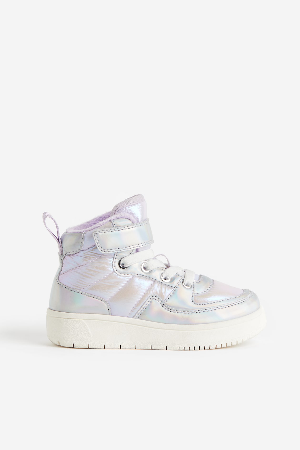 Light purple/silver-colored High Tops for kids | H&M US