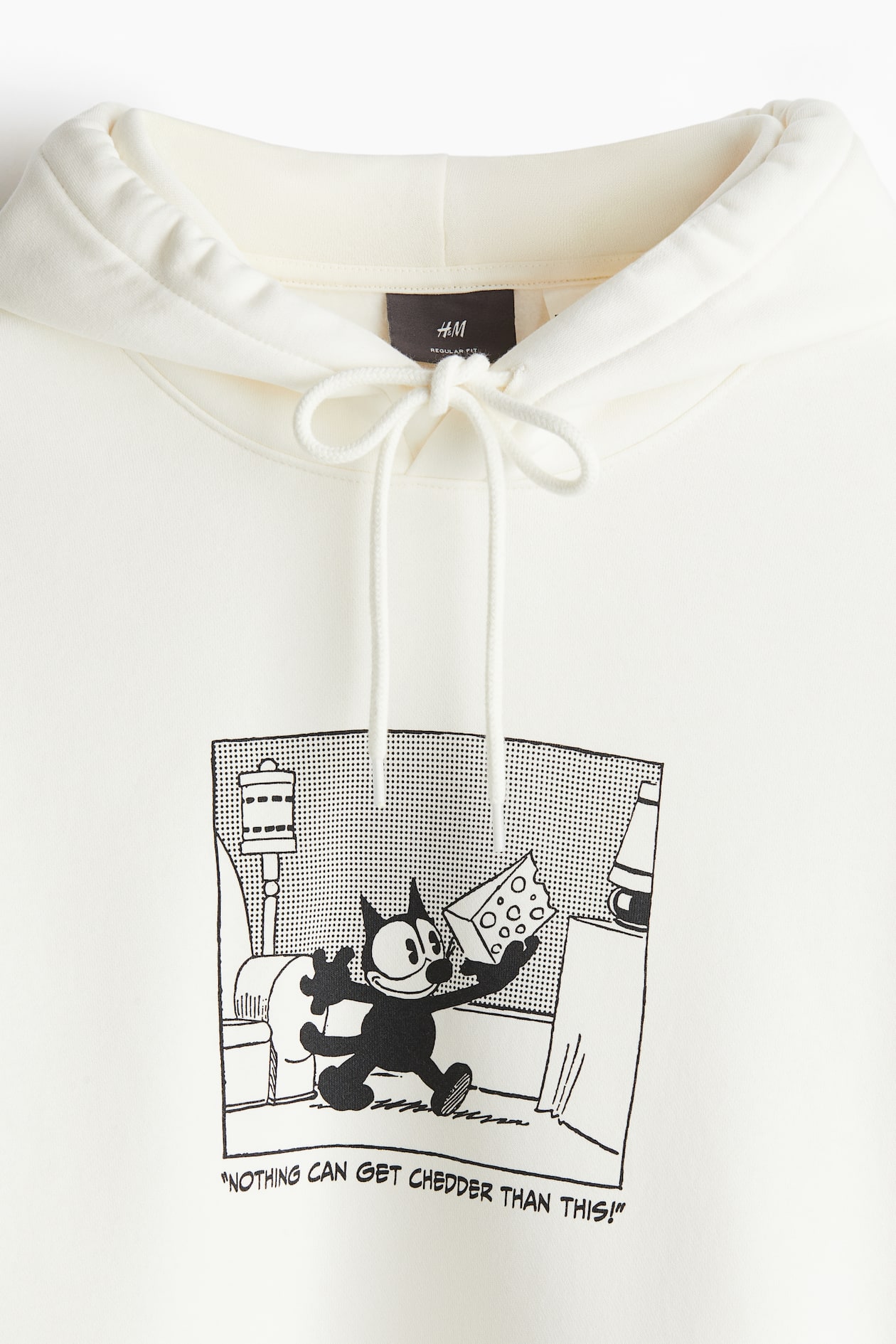 Men’s White/Felix the Cat Regular Fit Hoodie | H&M IN