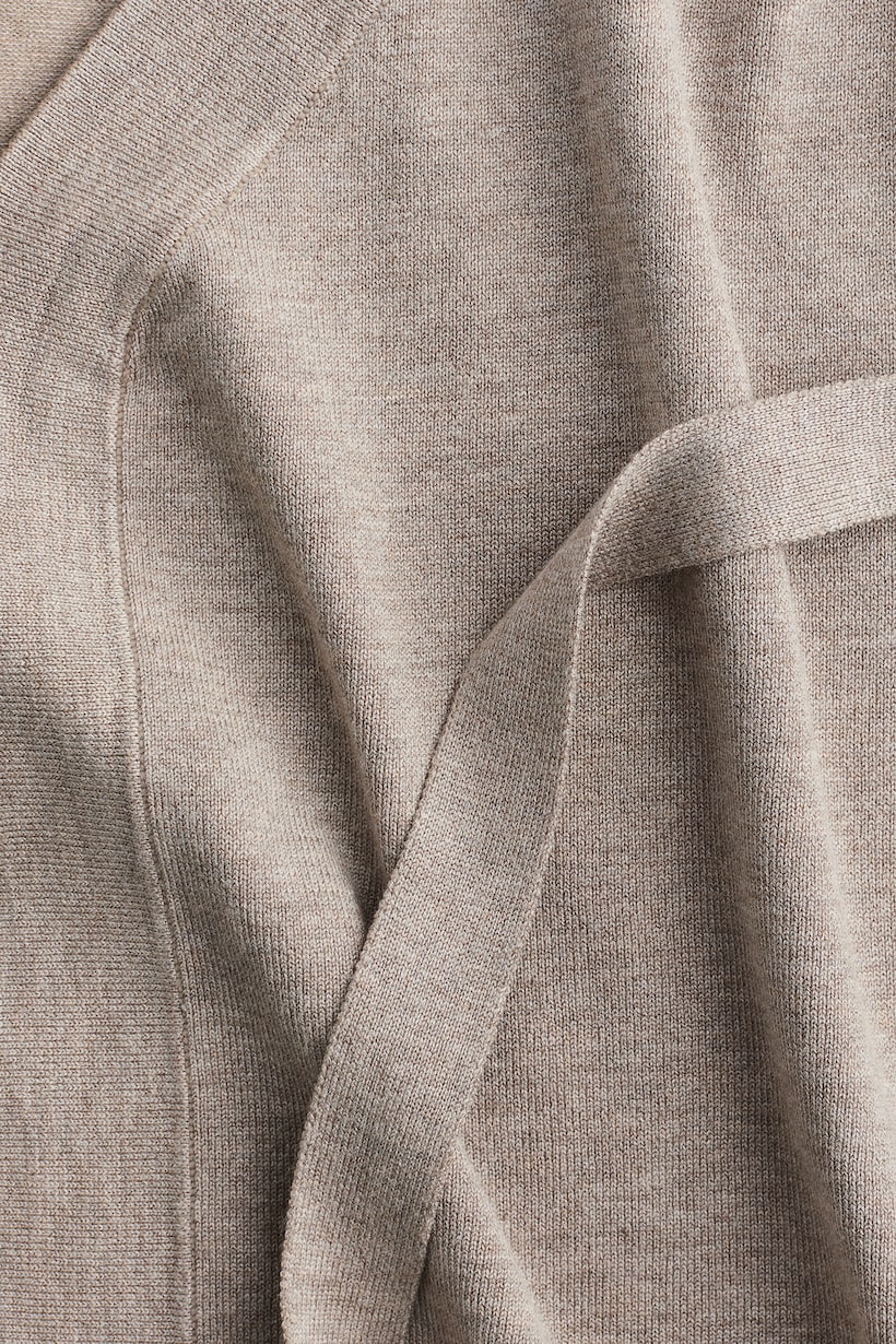 MAMA Wrap Cardigan - Beige melange - Ladies | H&M US