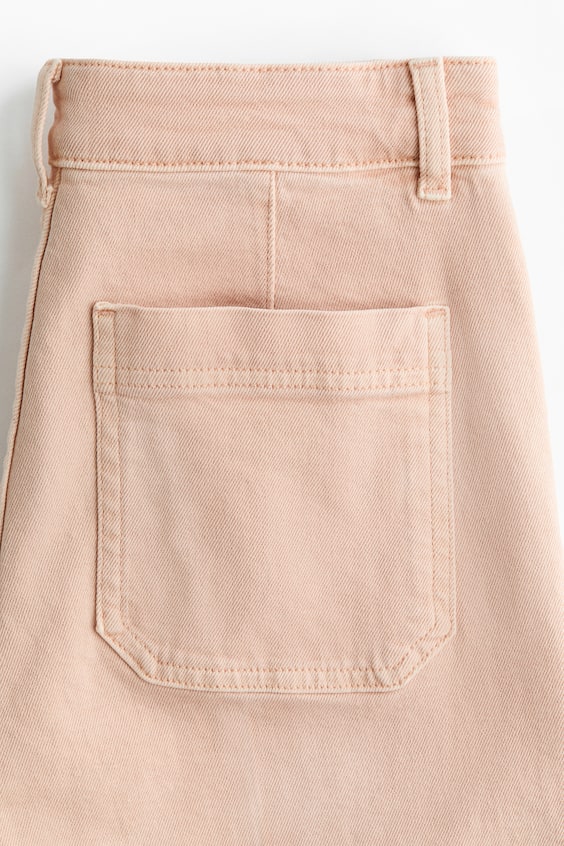 Wren High Rise Wide Leg Jeans - Powder pink - Ladies | H&M US