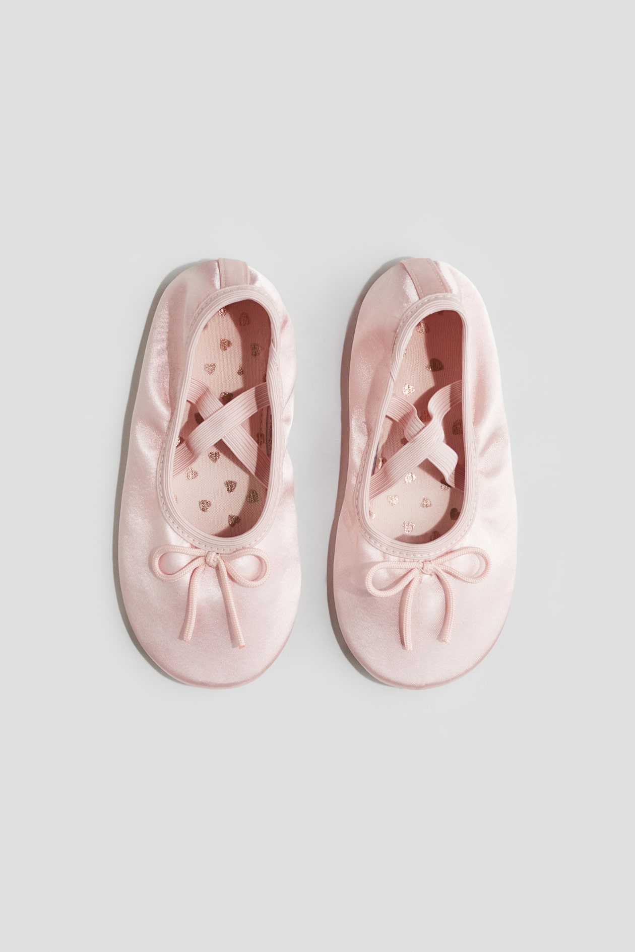 Light pink Ballet shoes for kids | H&M GB