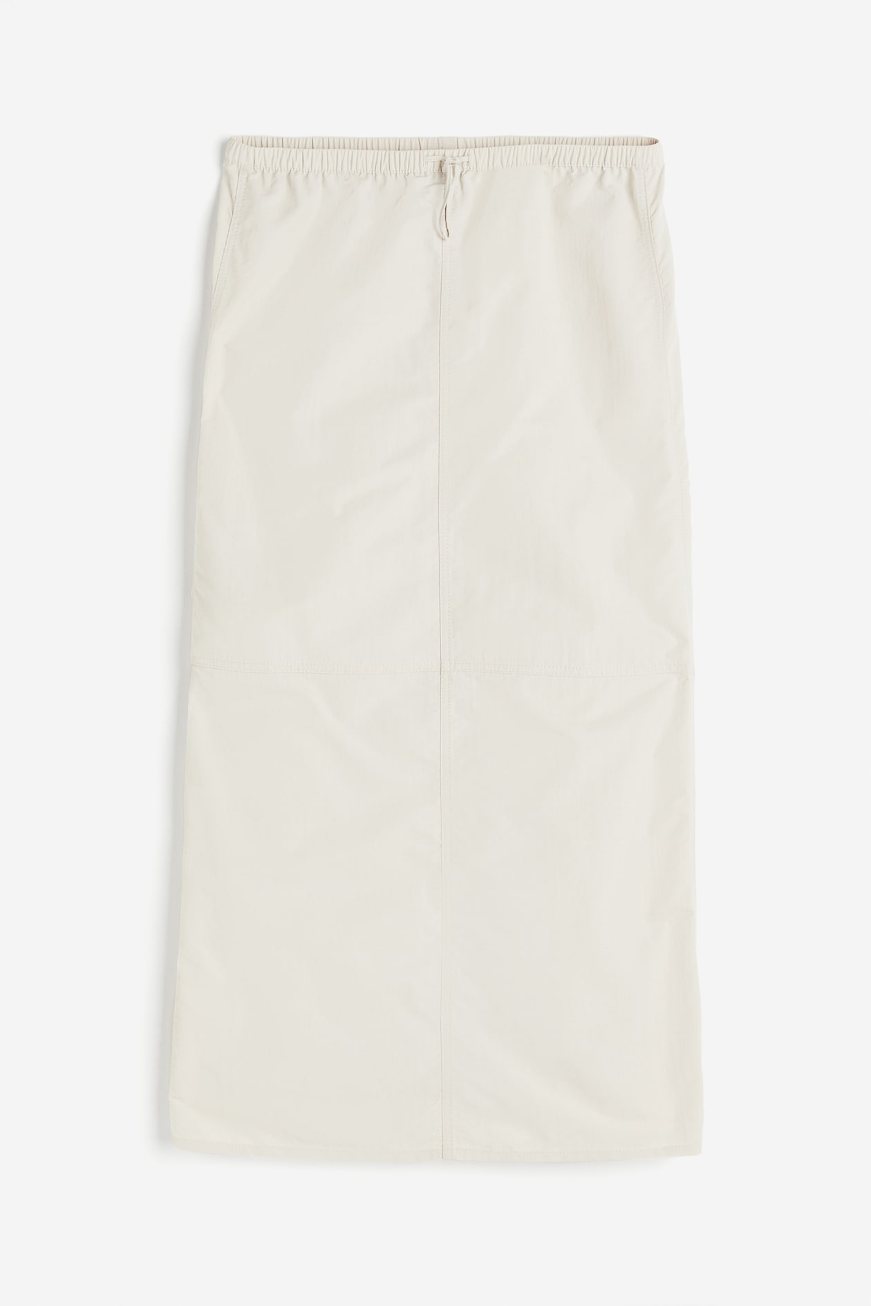 Falda parachute de nailon - Beige claro - MUJER | H&M ES