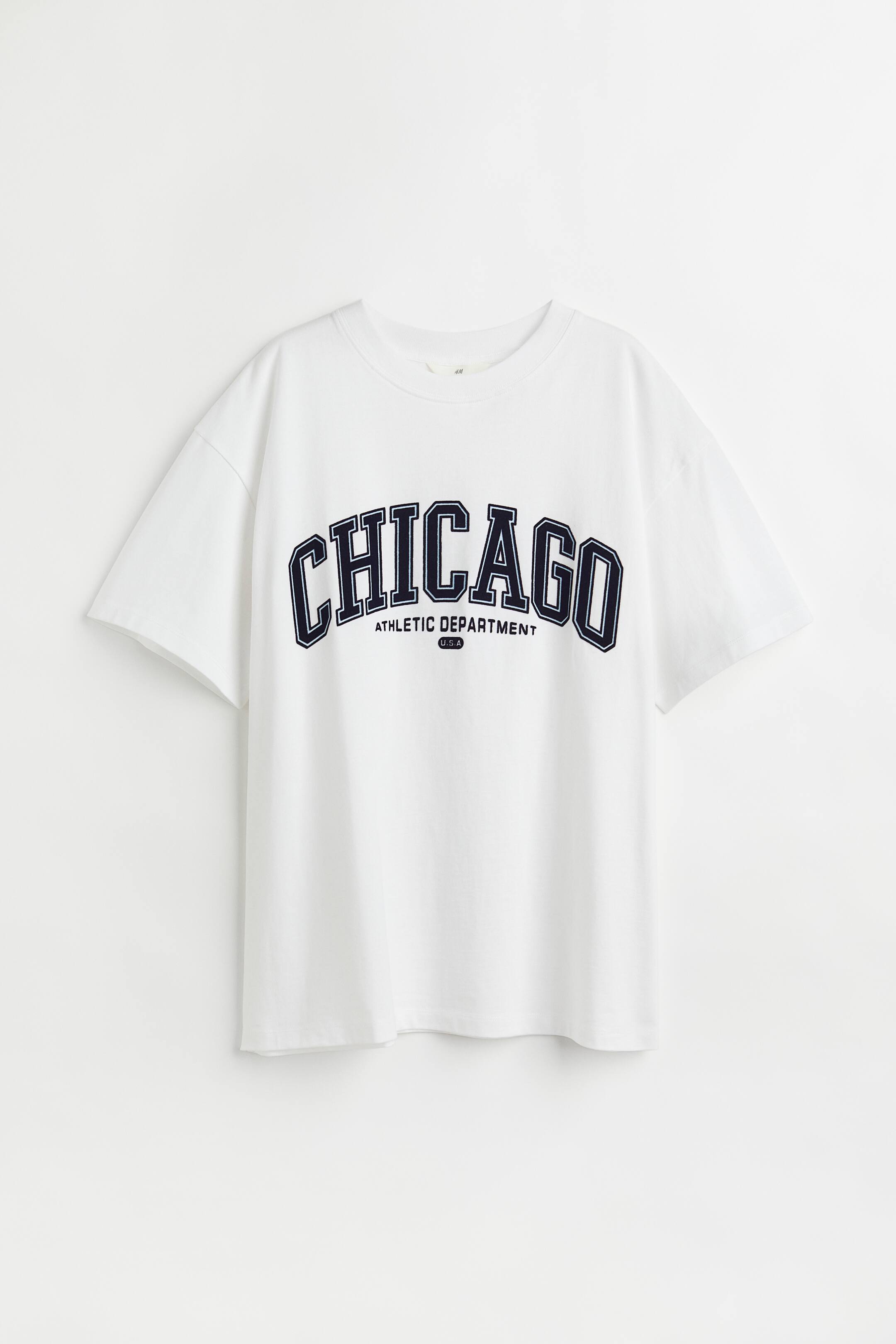 Majica sa aplikacijom - Bela/Chicago - Ladies | H&M RS
