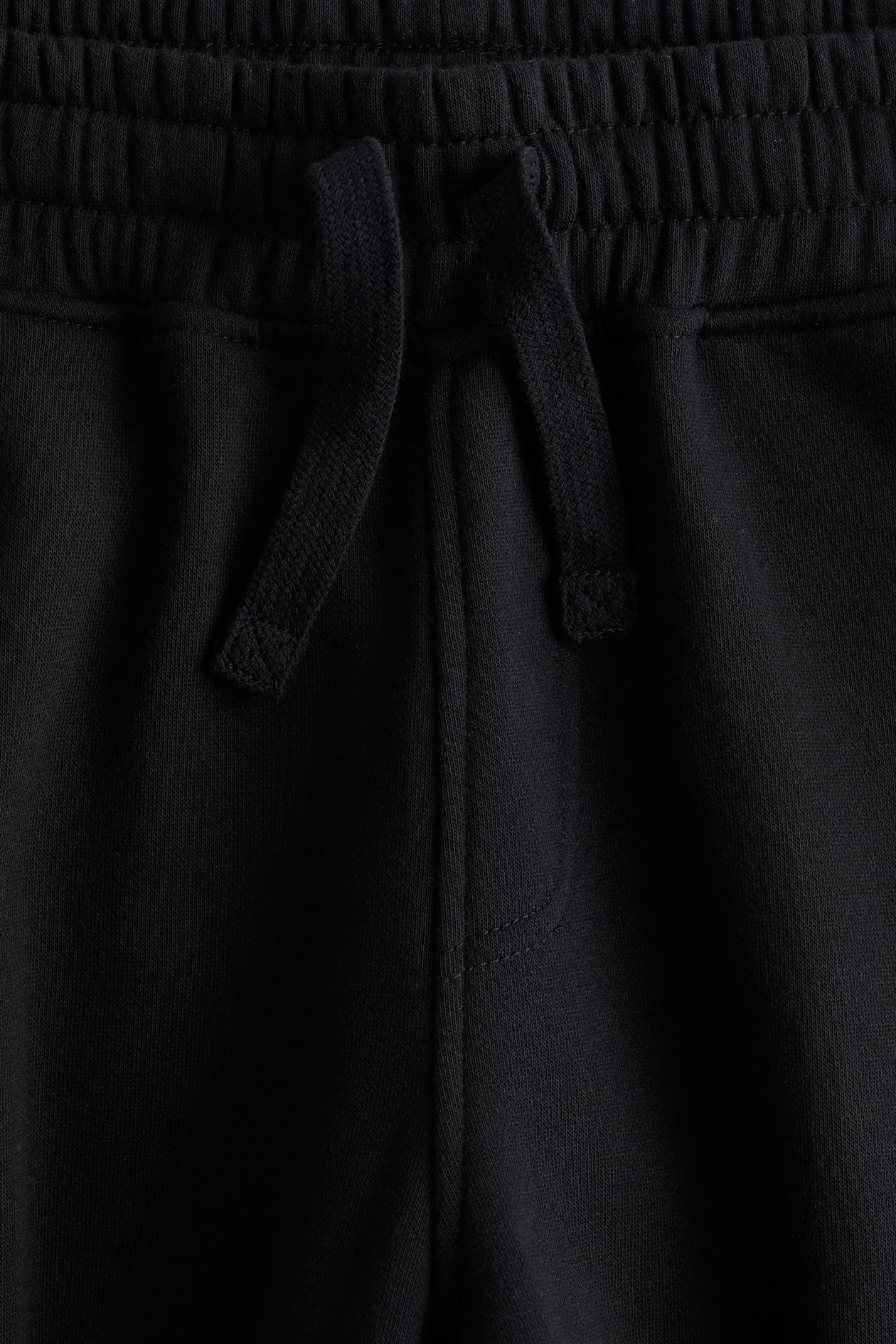 Black Wide-Leg Brushed-Inside Joggers for kids | H&M US