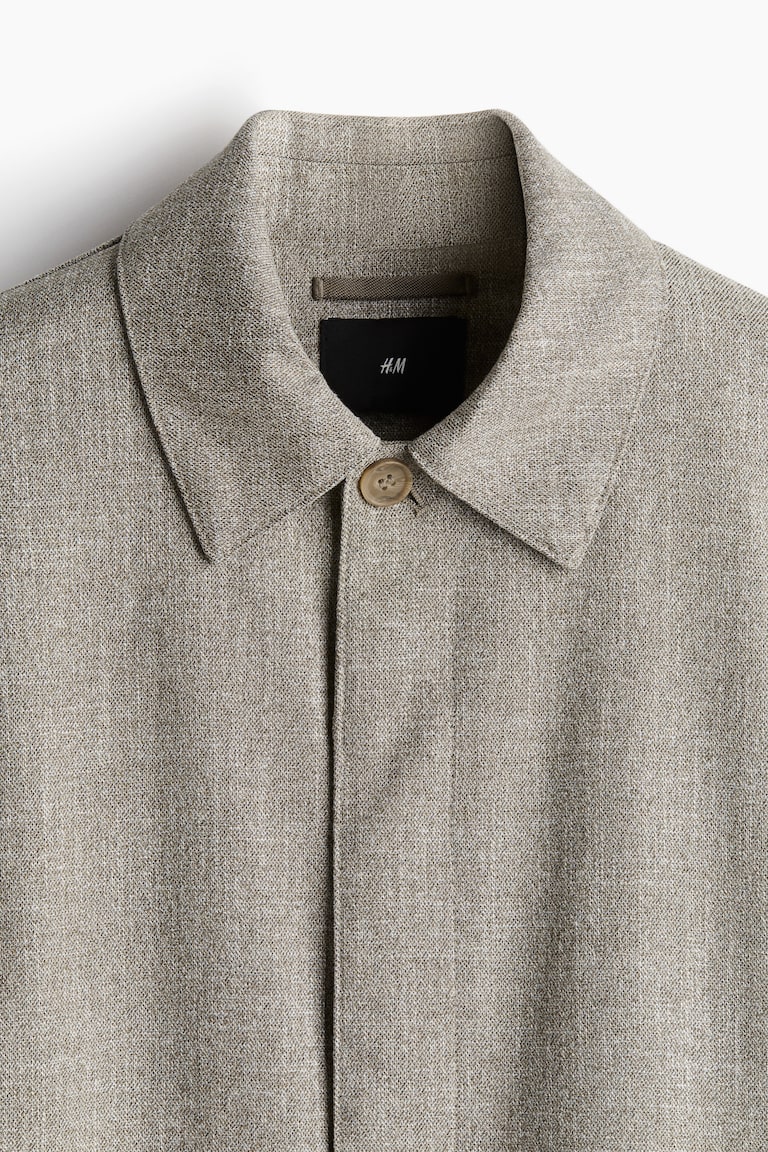 Regular-Fit Shacket - Beige melange - Men | H&M US