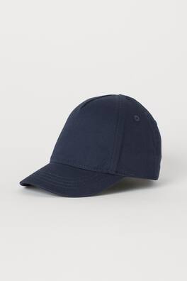 Cotton Cap - Dark blue - Kids | H&M US