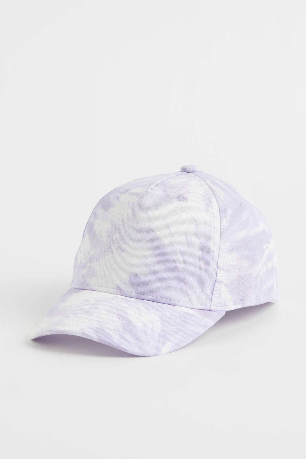 Cotton Twill Cap - Light purple/tie-dye - Kids | H&M CA