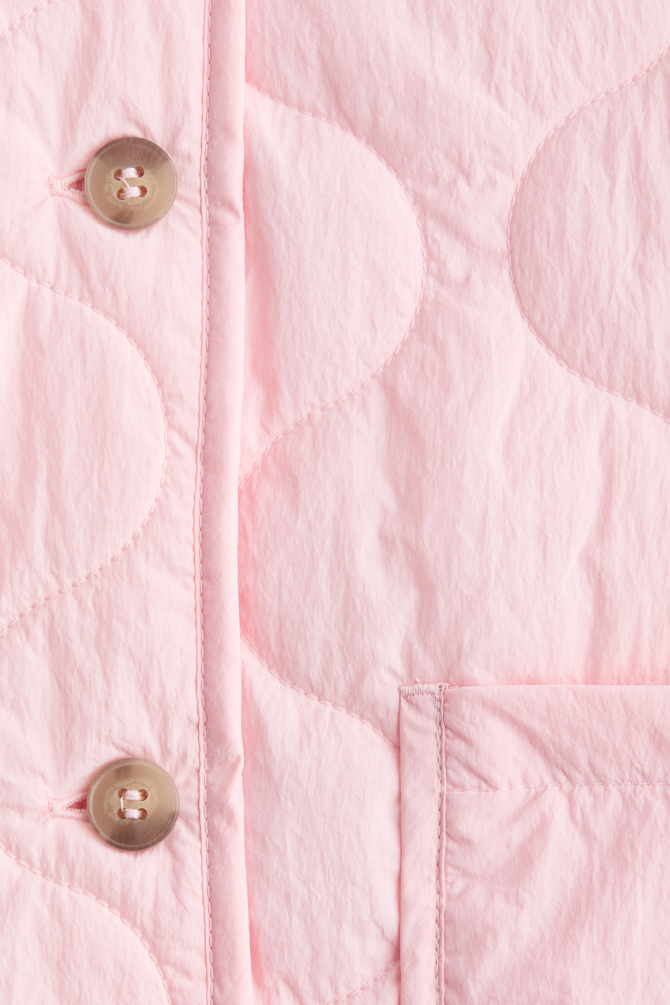 Light pink Quilted Jacket for kids | H&M CA