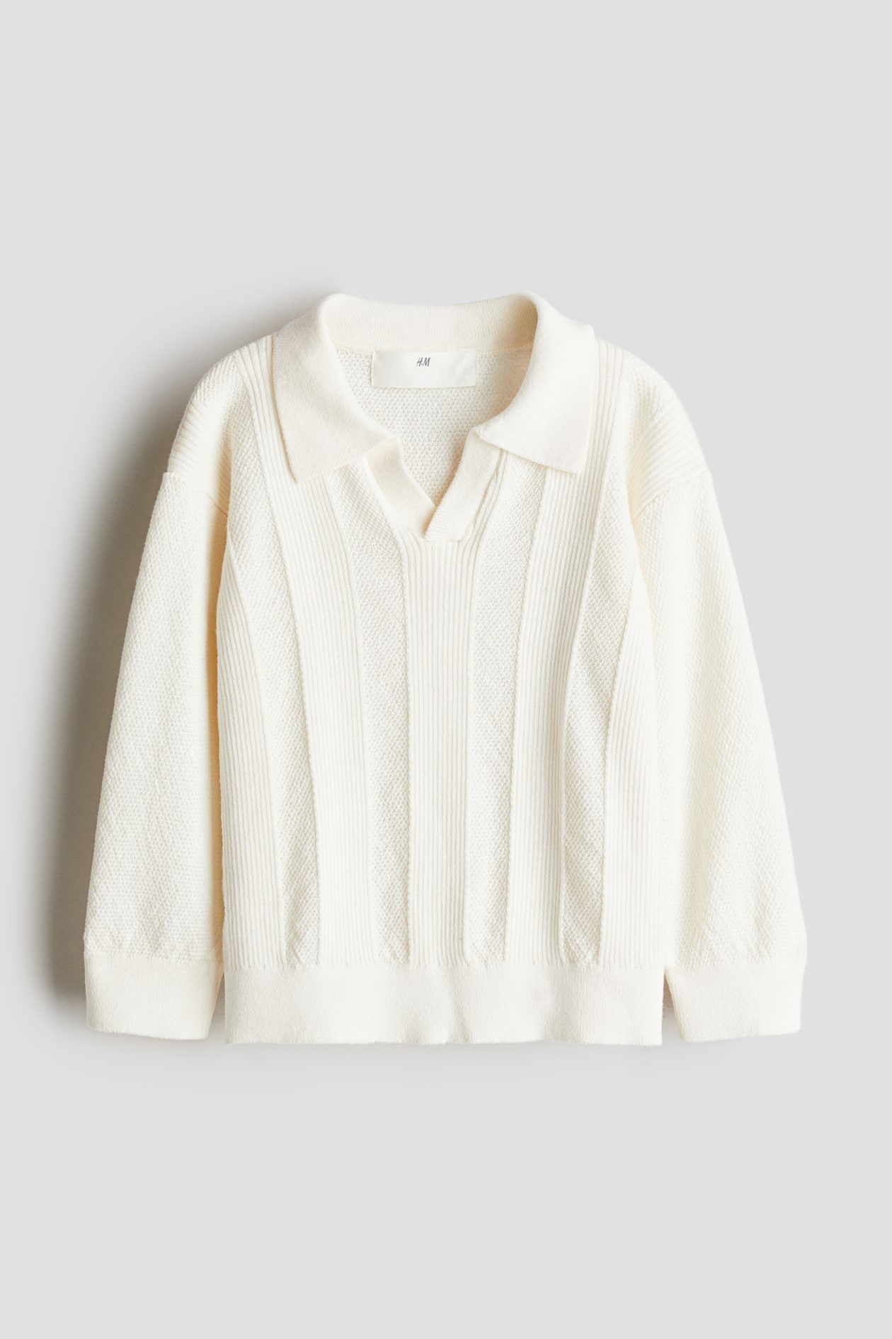 Genser med krage - Cream - Kids | H&M NO