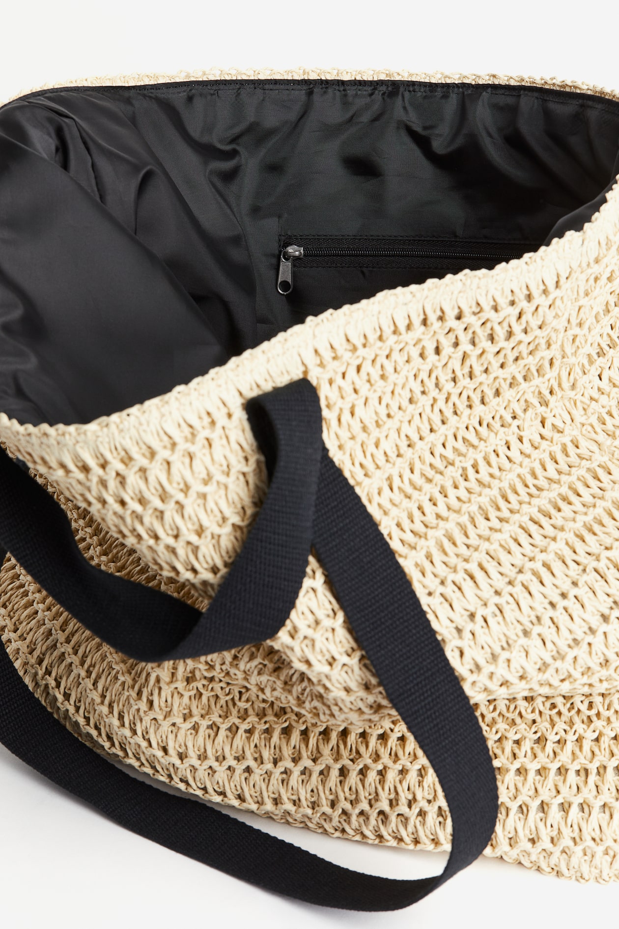 Straw Shopper - Beige - Ladies | H&M US