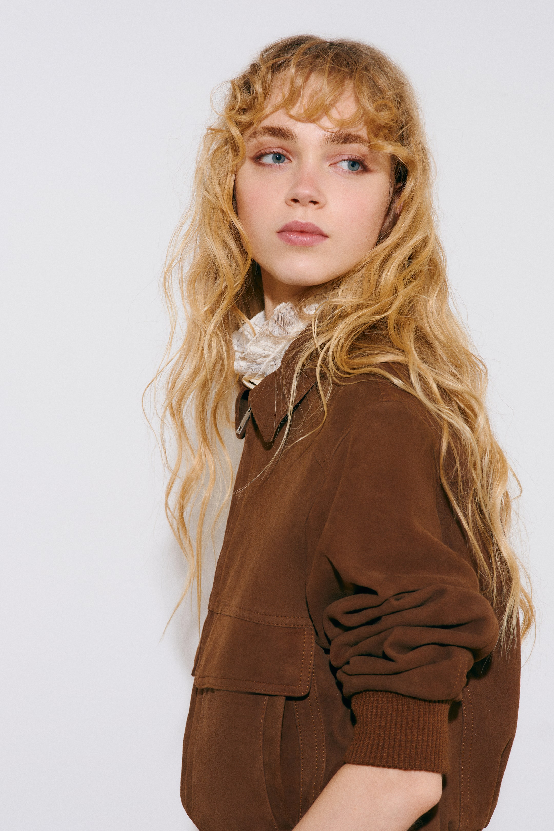 Suede jacket - Brown - DAME | H&M NO