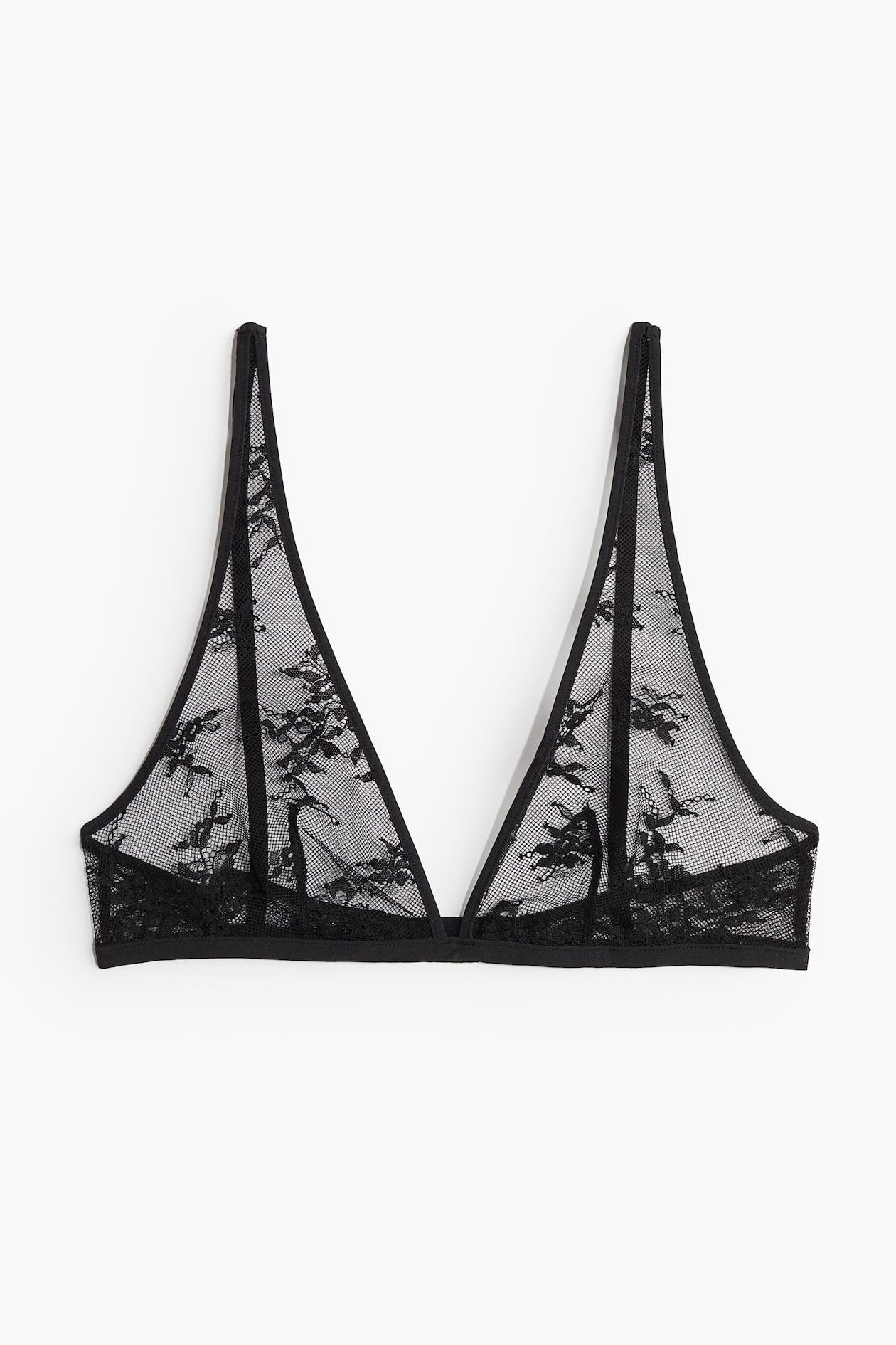 Unwattierter Soft-BH aus Spitze - Schwarz - Ladies | H&M DE