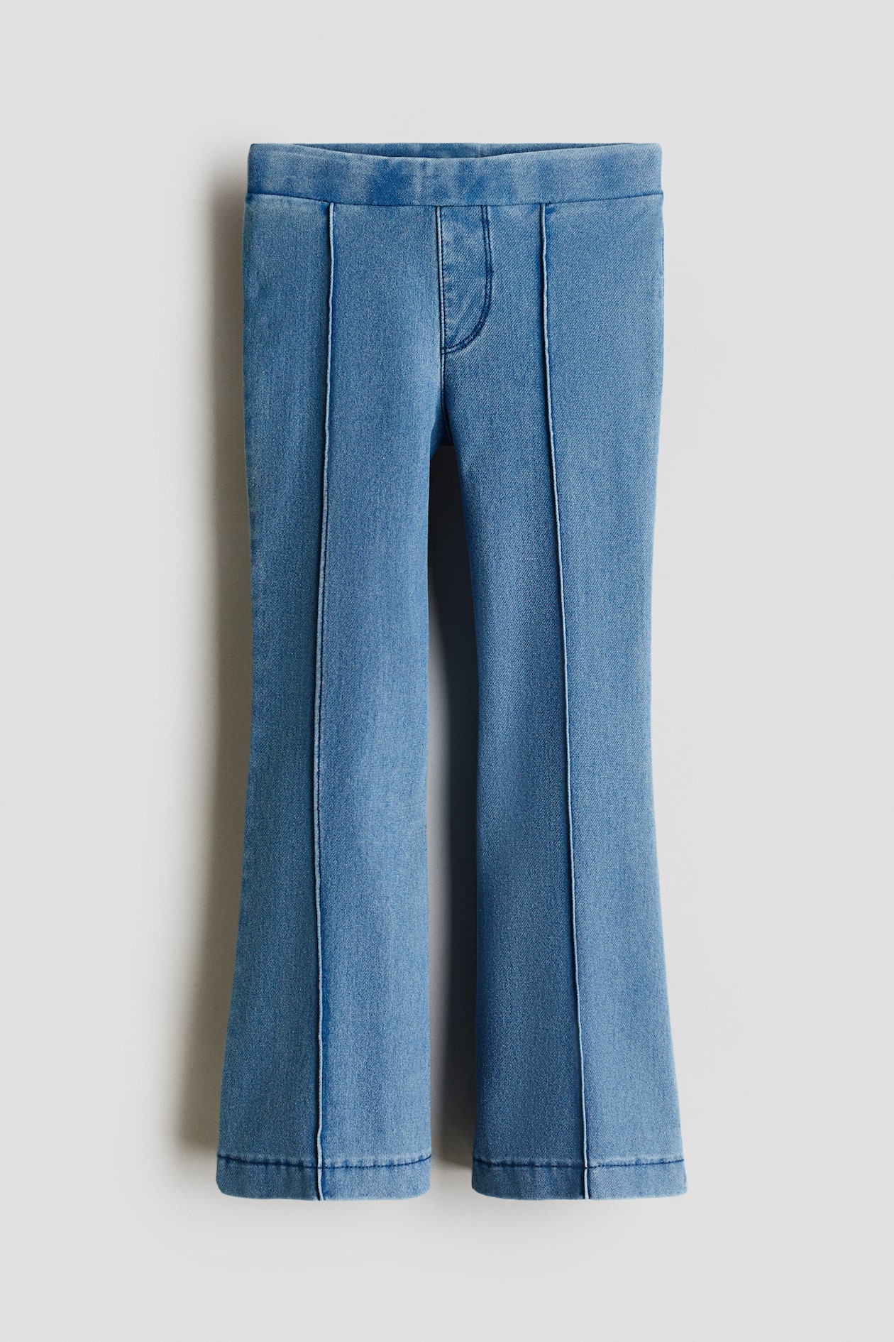 Denim blue Flared jeggings for kids | H&M GB