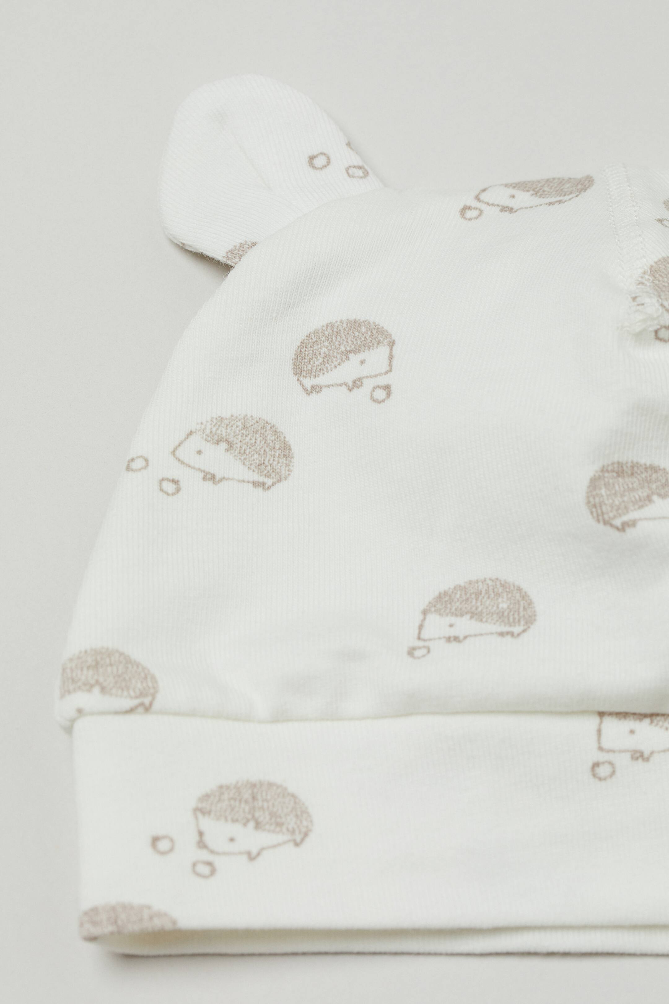 Natural white/Born 2021 3-piece cotton jersey set for kids | H&M GB
