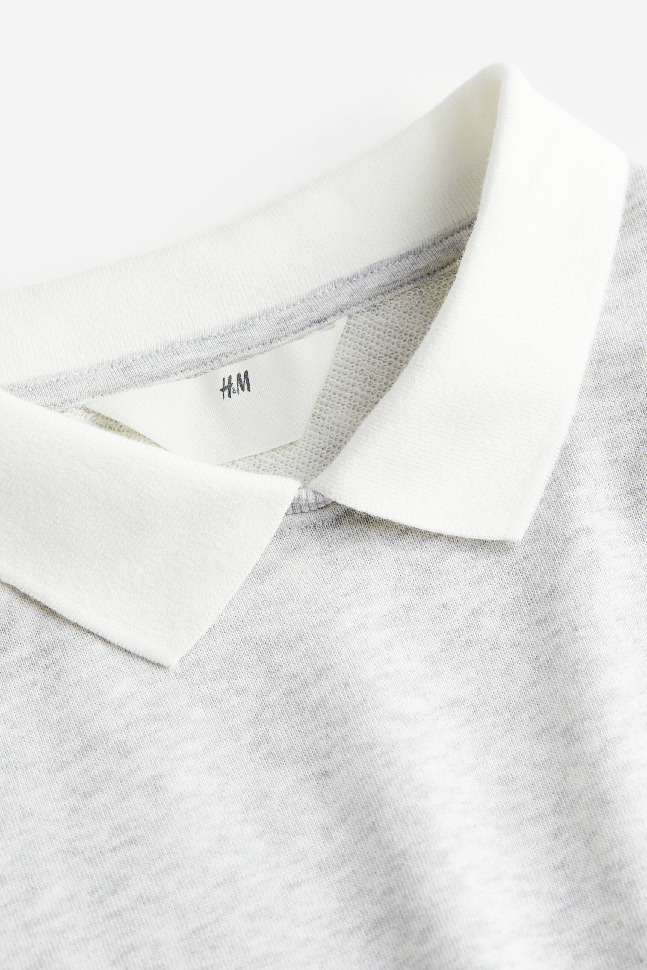 Boxy sweatshirt - Lysegråmeleret - BØRN | H&M DK